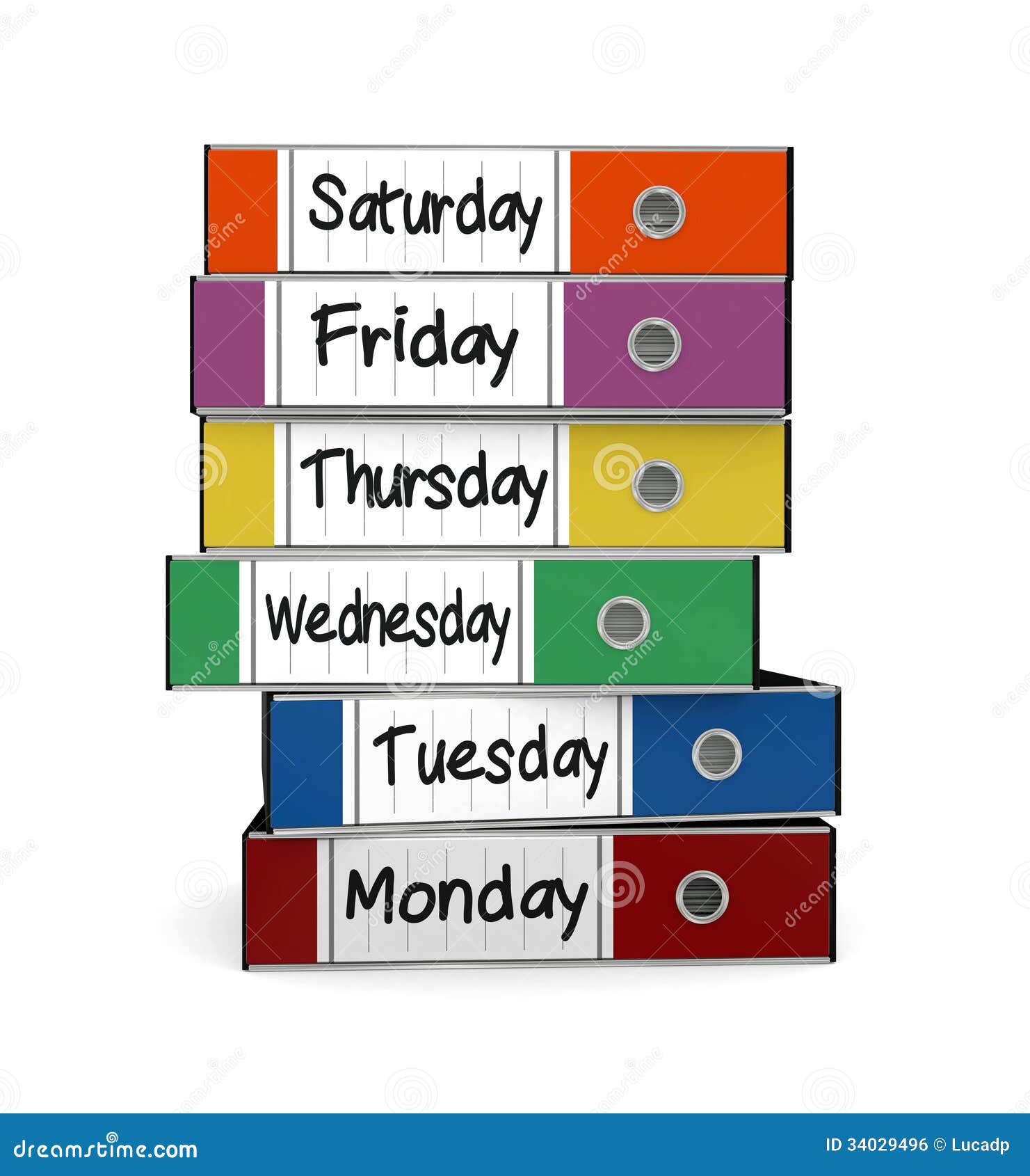 Het werkweek stock illustratie. Illustration of daling - 34029496