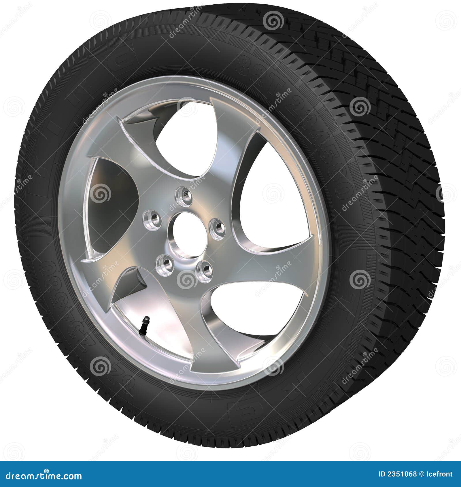 Het Wiel van de auto stock illustratie. Illustration of teruggeven ...