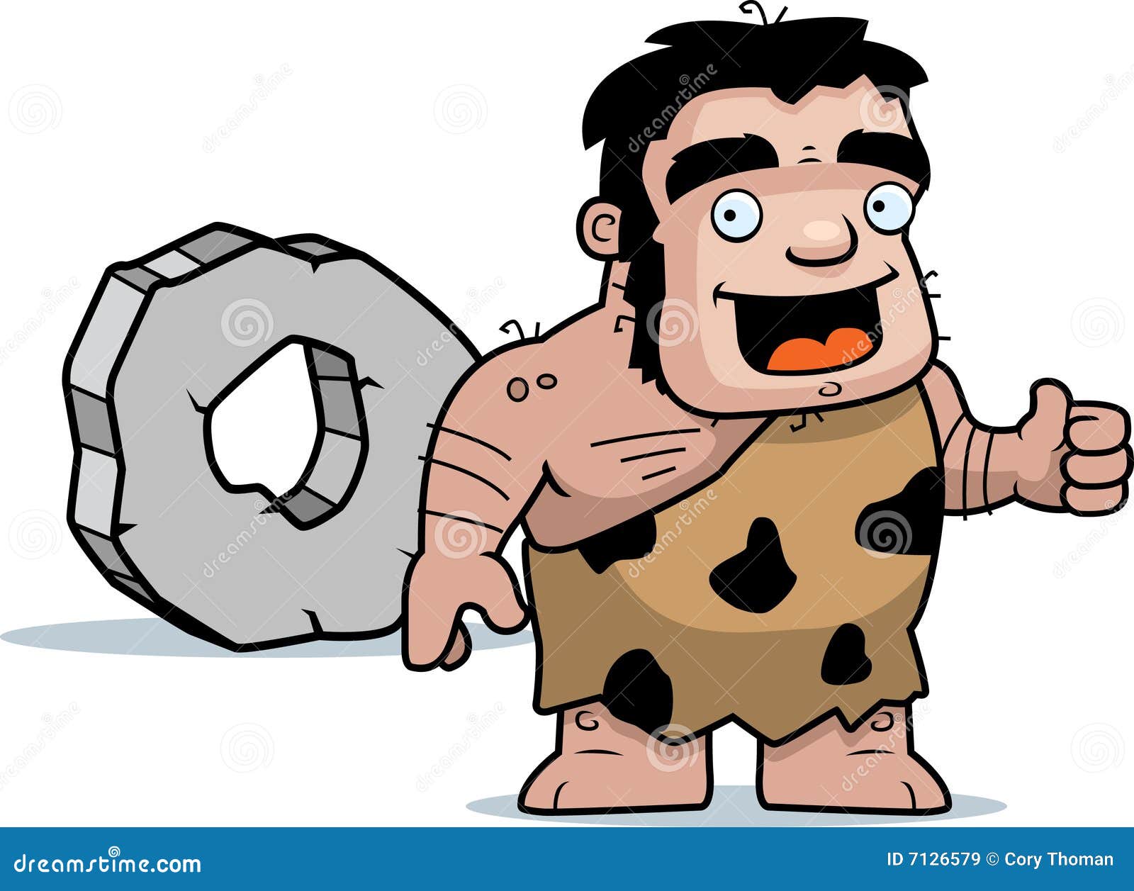 Het Wiel van de holbewoner vector illustratie. Illustration of ...