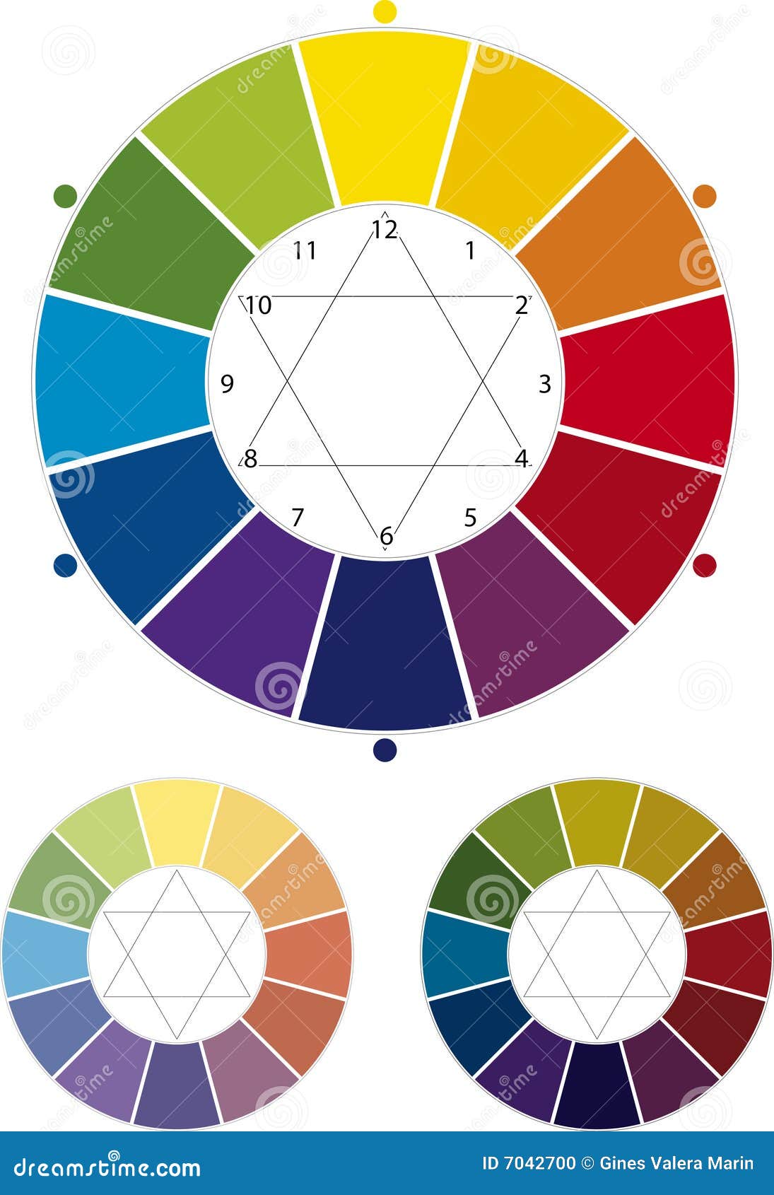 Het wiel van de kleur vector illustratie. Illustration of veelkleurig ...