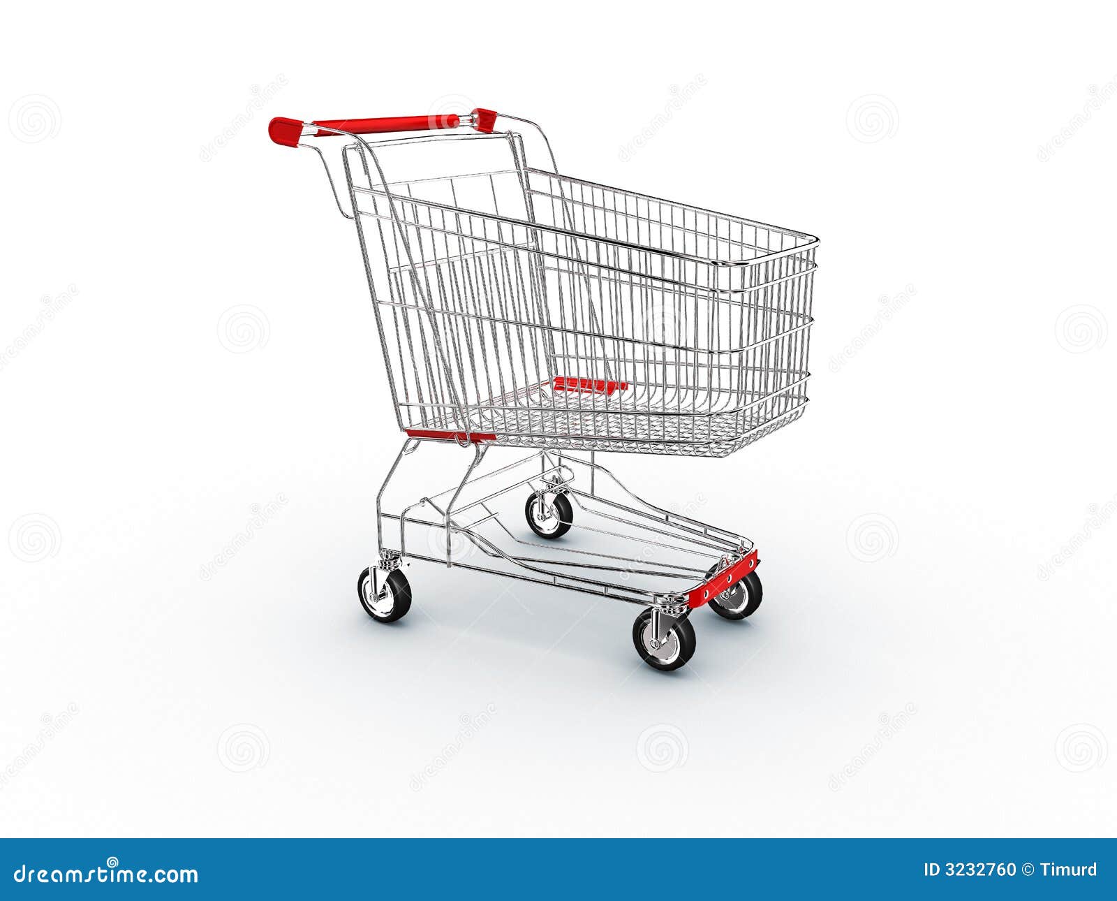 Het Winkelen Van De Kar Supermarkt Stock Illustratie - Illustration of ...
