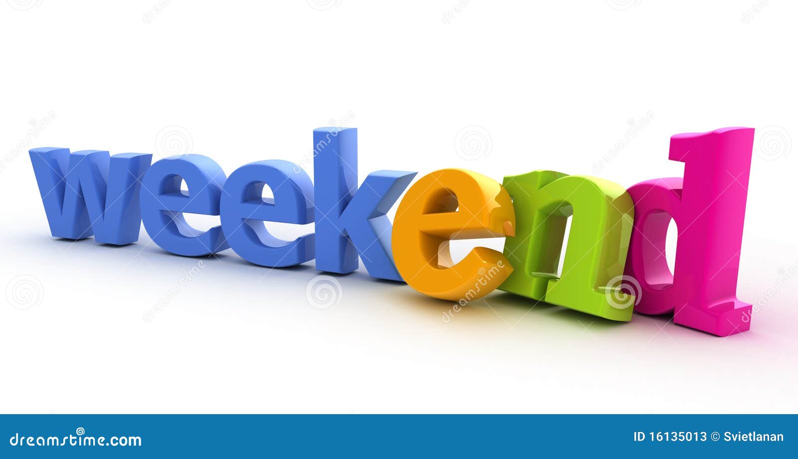 Het woord van het weekend. stock illustratie. Illustration of tekst ...