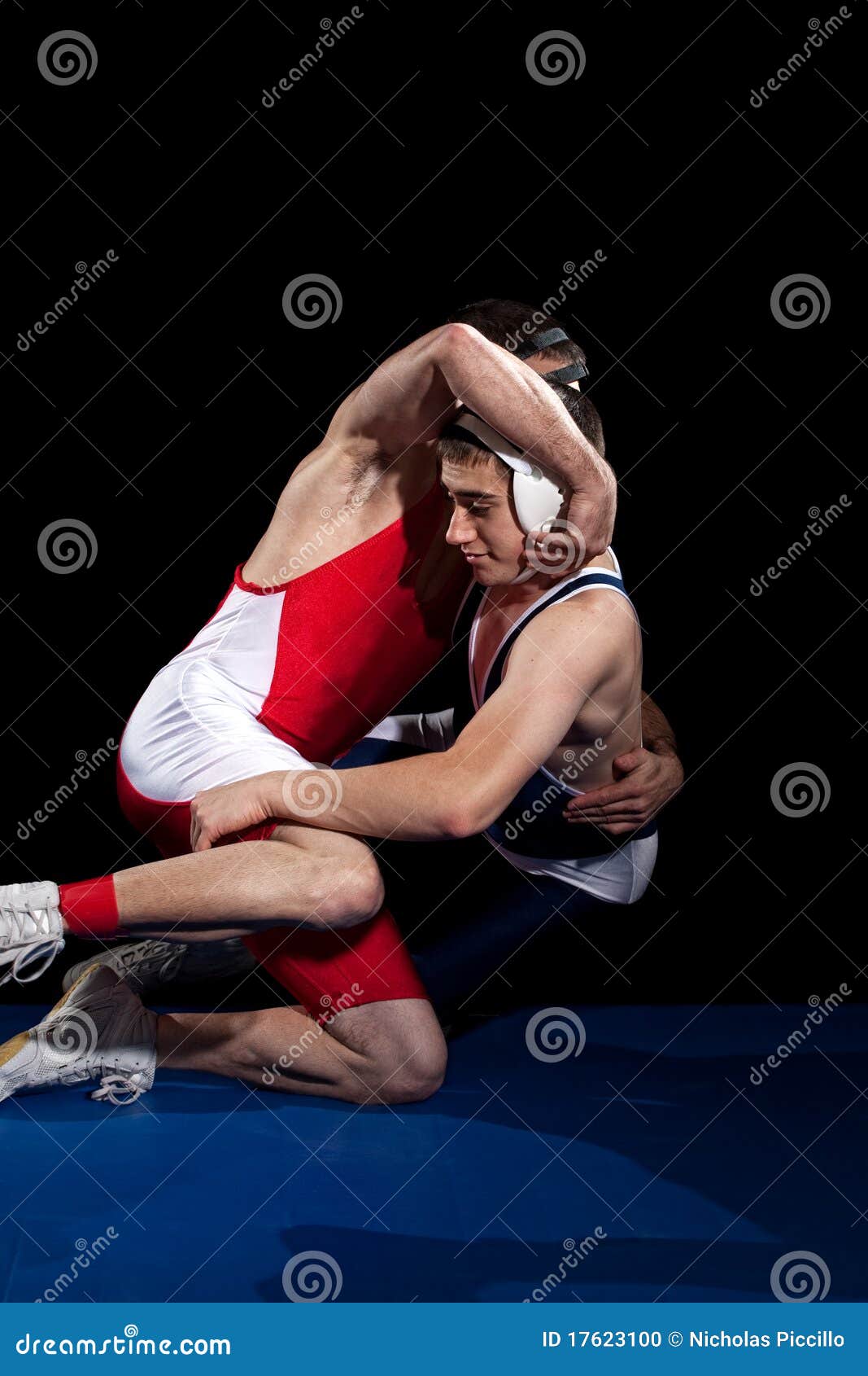 Het worstelen stock foto. Image of twee, tegenstanders - 17623100