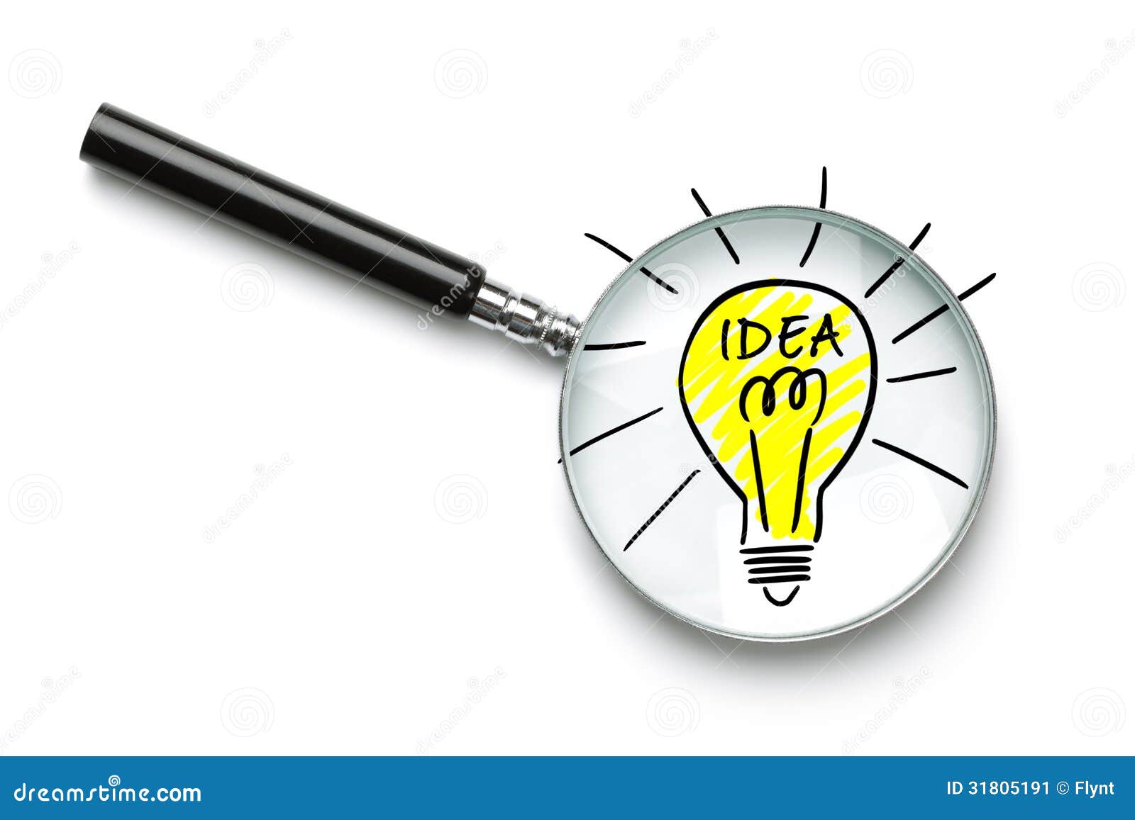 Het Zoeken Naar Een Goed Idee Stock Afbeelding - Image of verbeelding ...