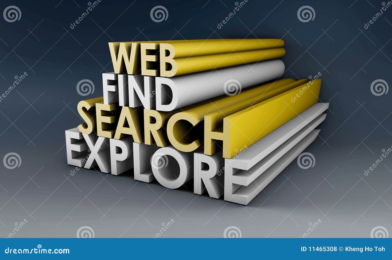 Het zoeken van het Web stock illustratie. Illustration of gegevens ...