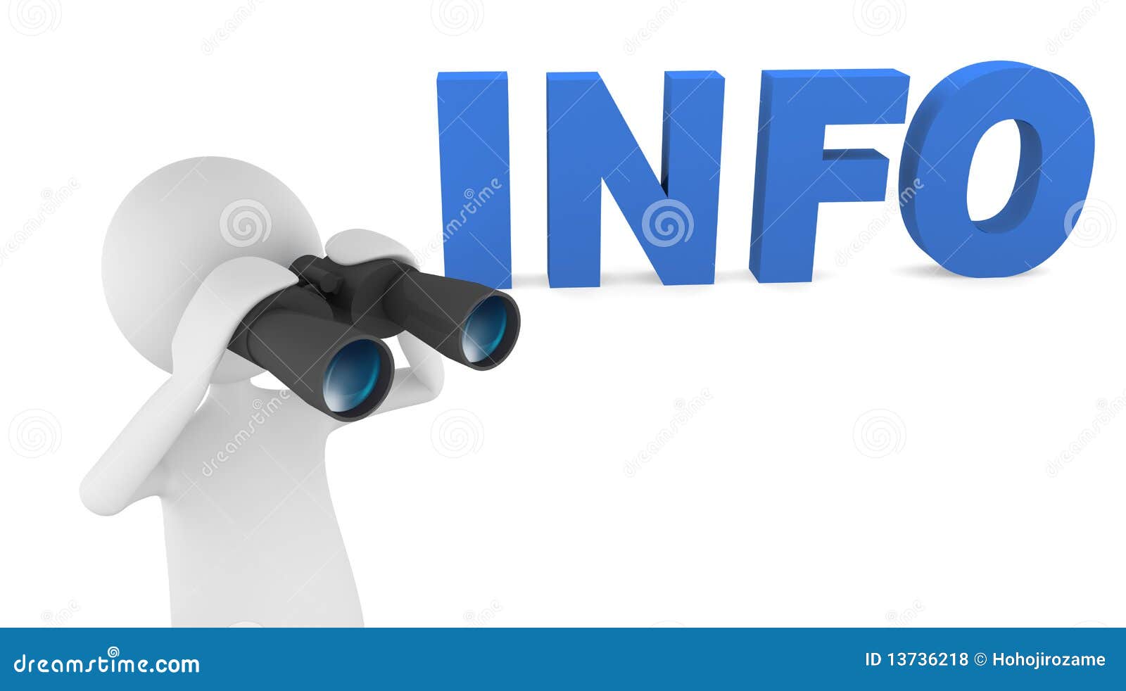 Het zoeken van Info stock illustratie. Illustration of mens - 13736218