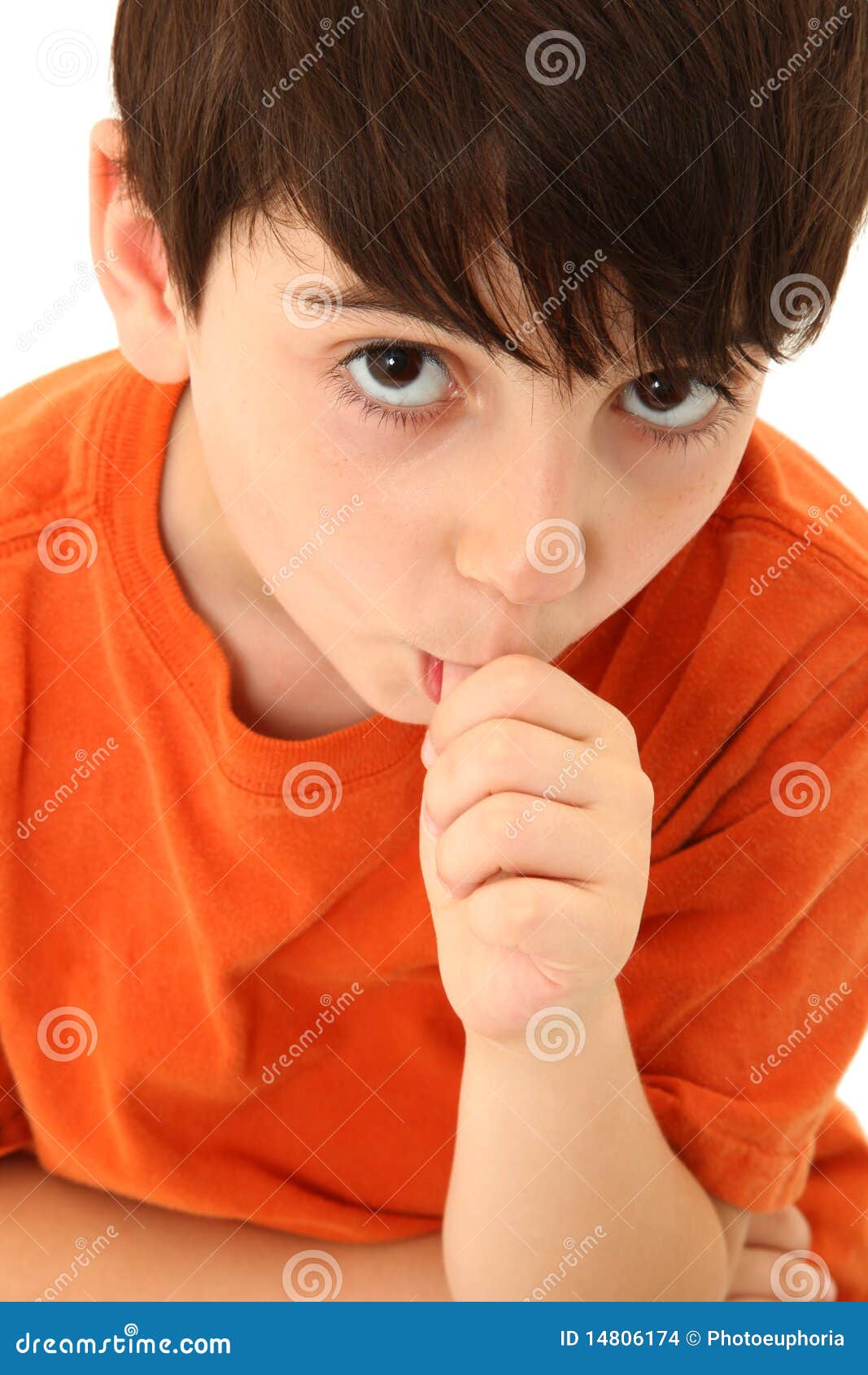 Het Zuigen van de duim stock foto. Image of knap, persoon - 14806174