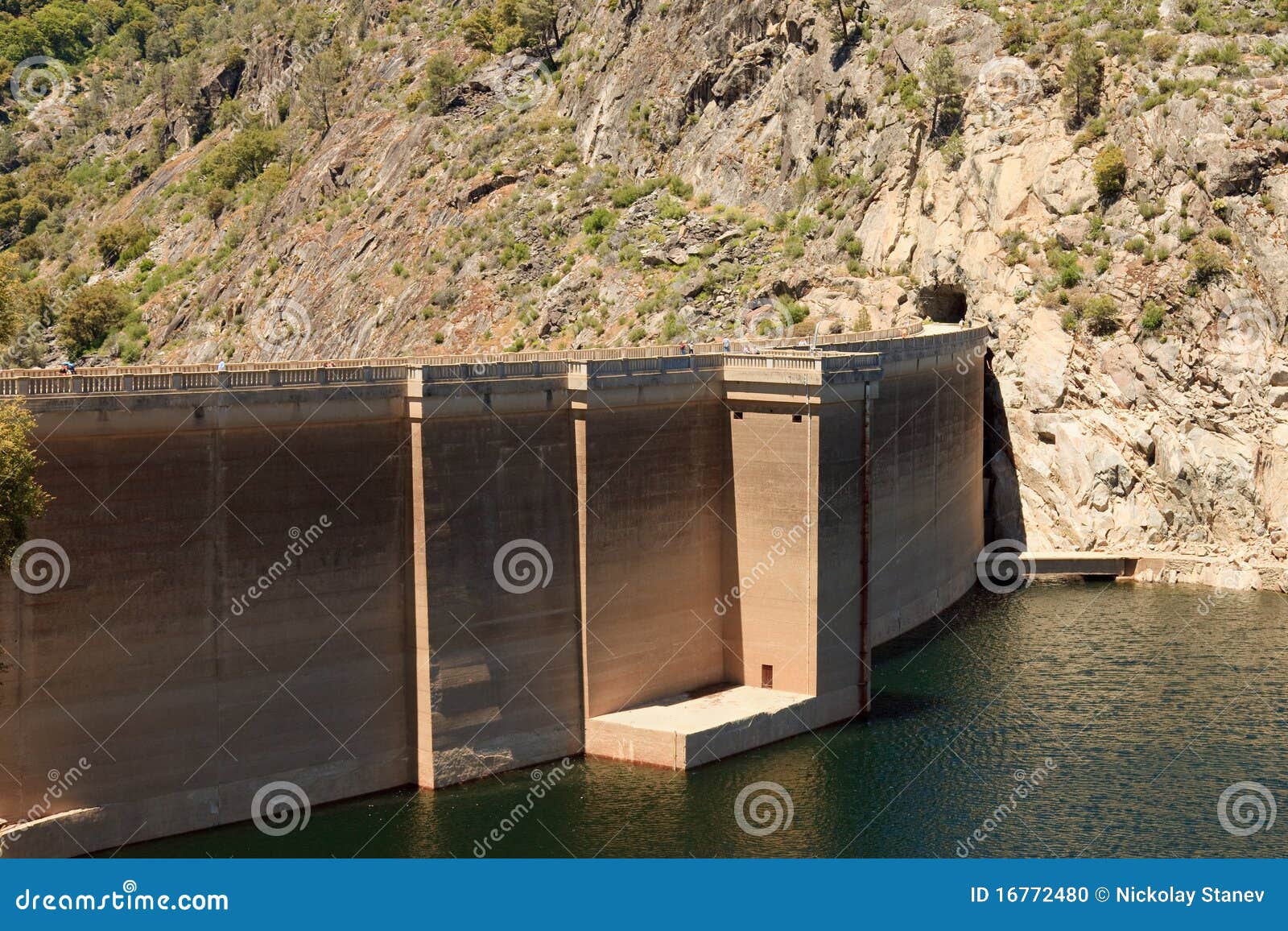Hetch Hetchy Dam In Yosemite National Park Royalty-Free Stock Photo ...