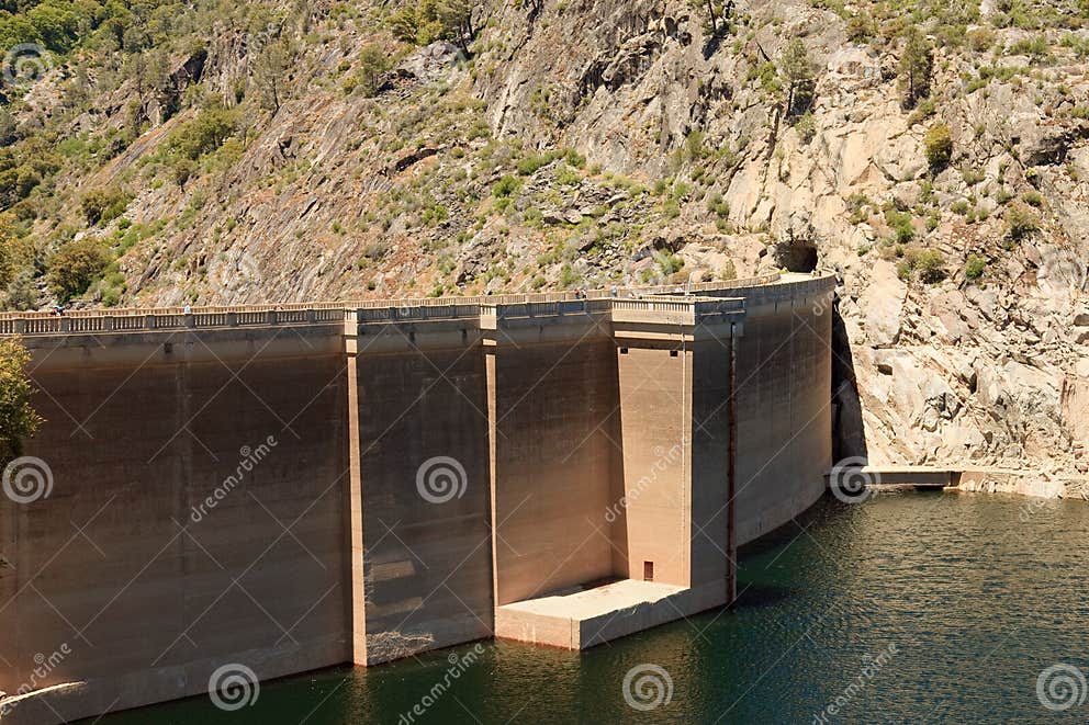 Hetch Hetchy Dam stock photo. Image of park, construction - 16772480