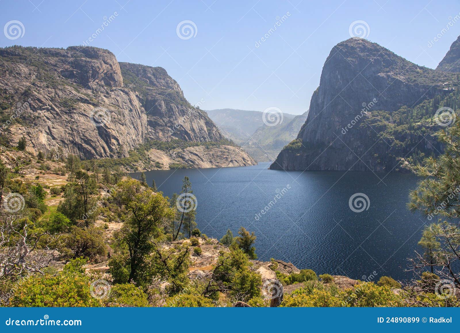 Hetch Hetchy Dam In Yosemite National Park Royalty-Free Stock Photo ...