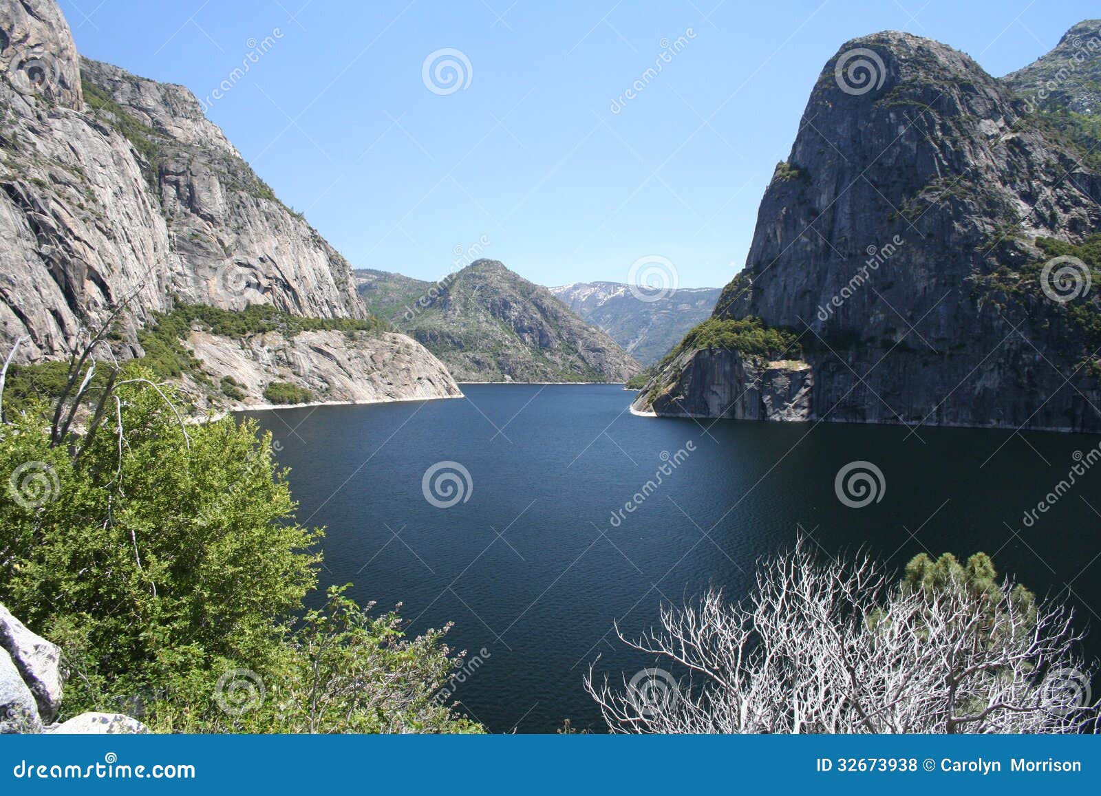 Hetch Hetchy Dam In Yosemite National Park Royalty-Free Stock Photo ...
