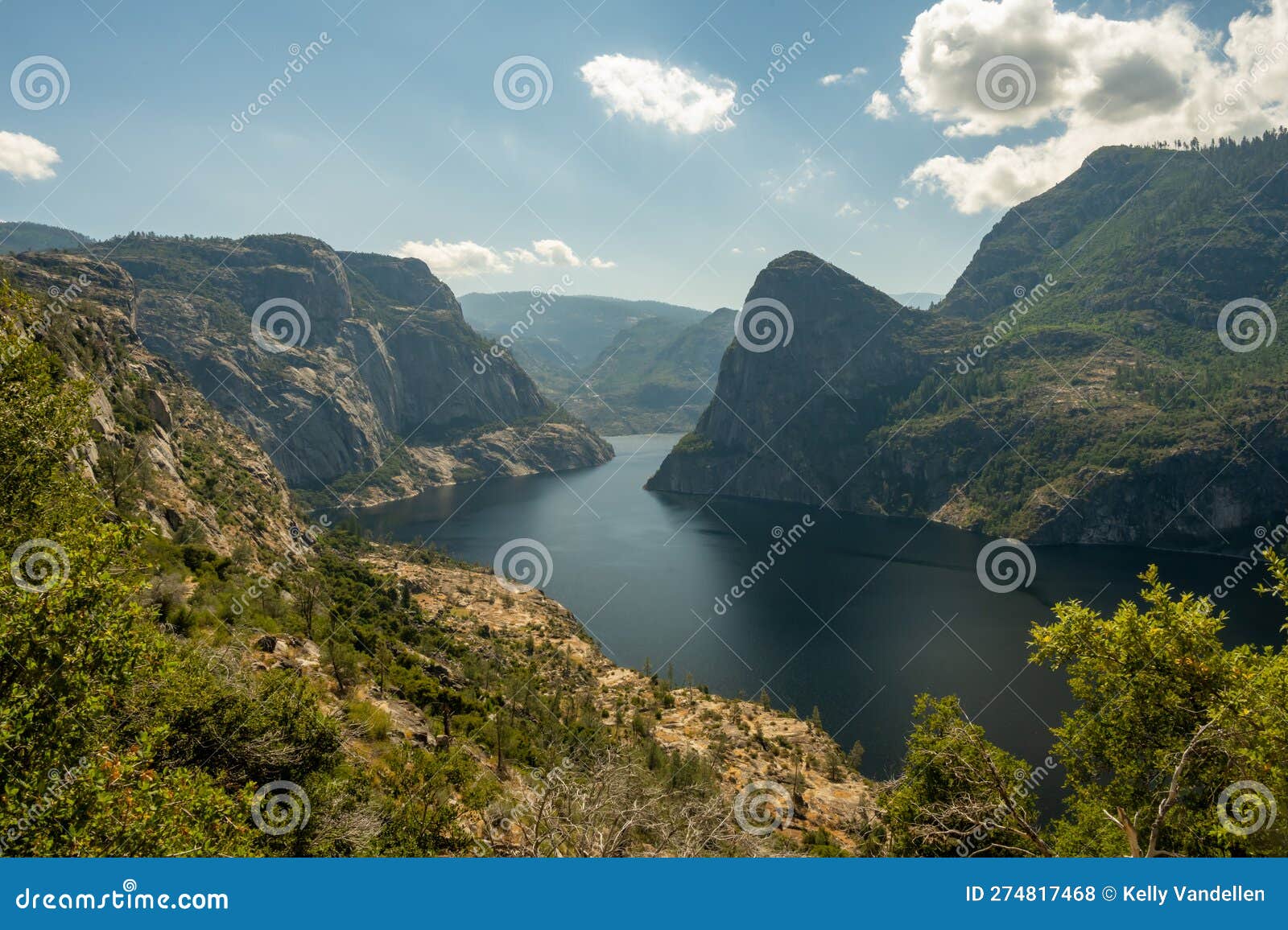 Hetchy Hetchy Overlook Climbing Down the Miguel Meadows Fire Road Stock ...