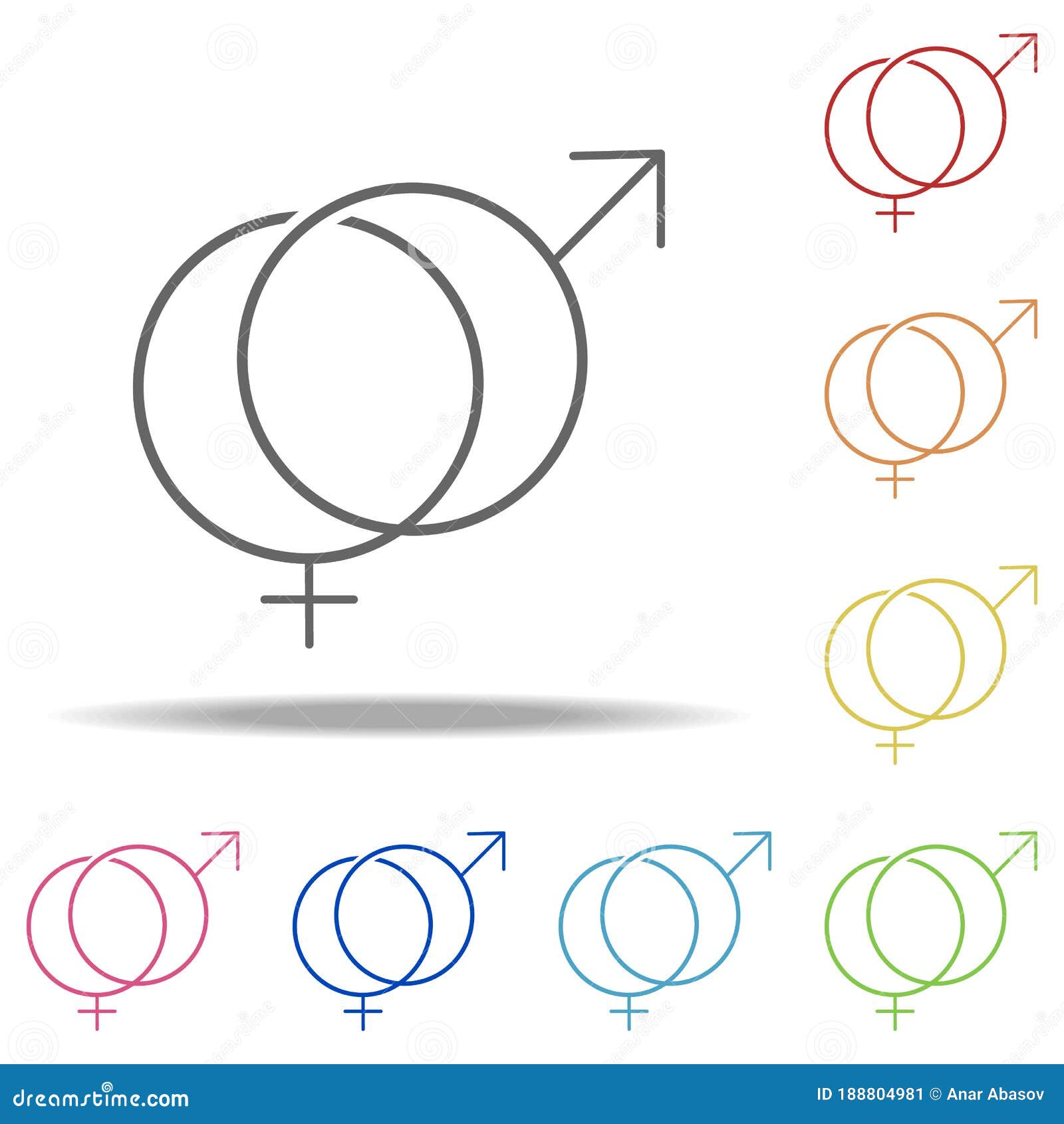 Hetero Sign Icon. Element Of Simple Web Icon With Name For Mobile ...