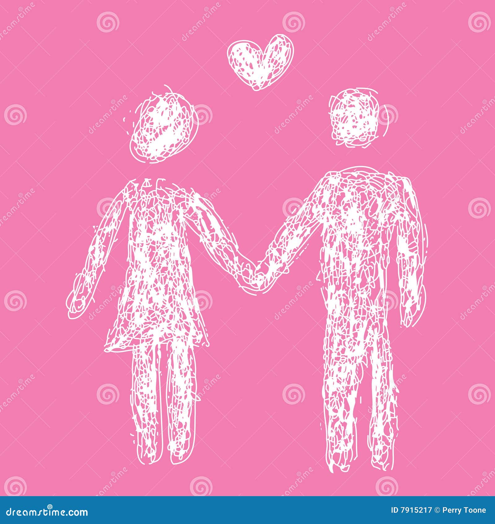 Heterosexual Couple Stock Vector Illustration Of Straight 7915217