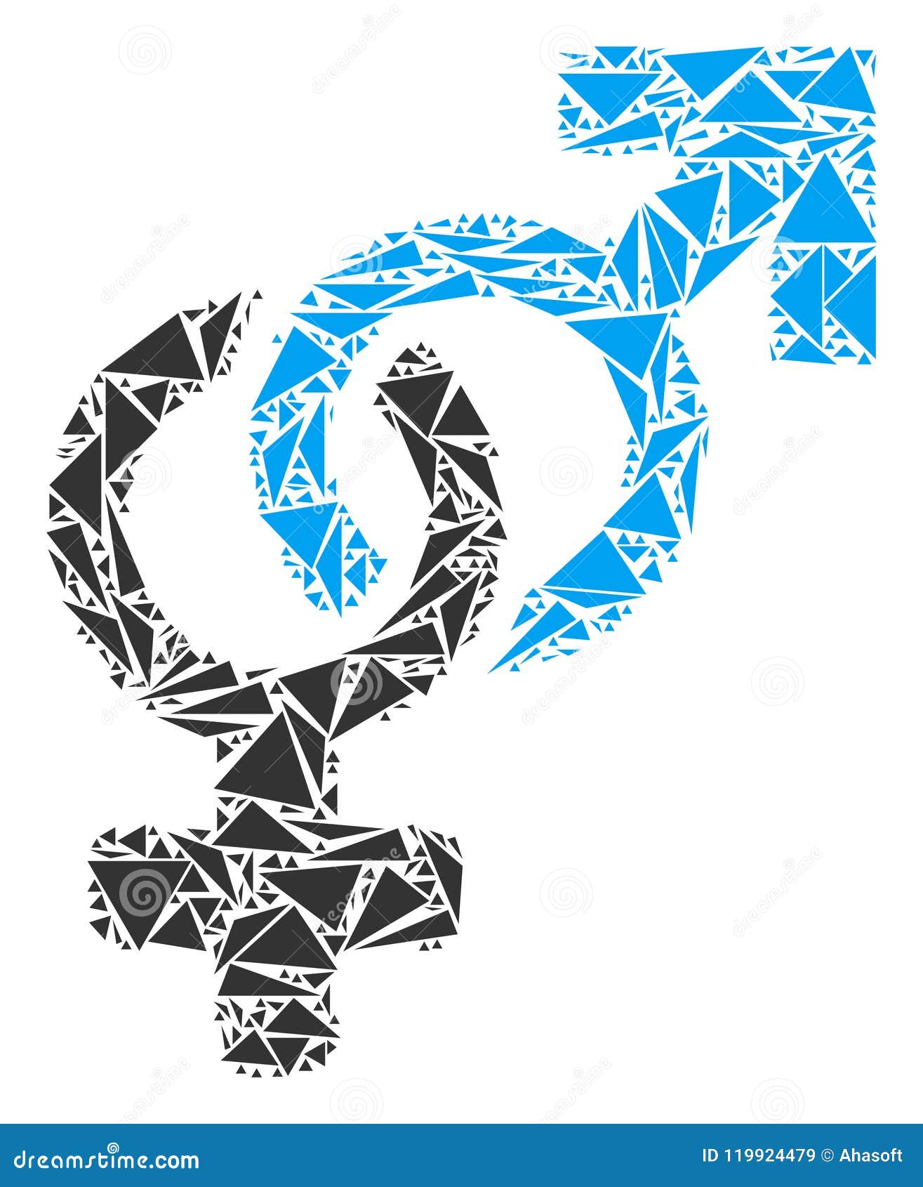 Heterosexual Symbol In Heart Flat Icon. Romantic Hetero Heart Symbol ...