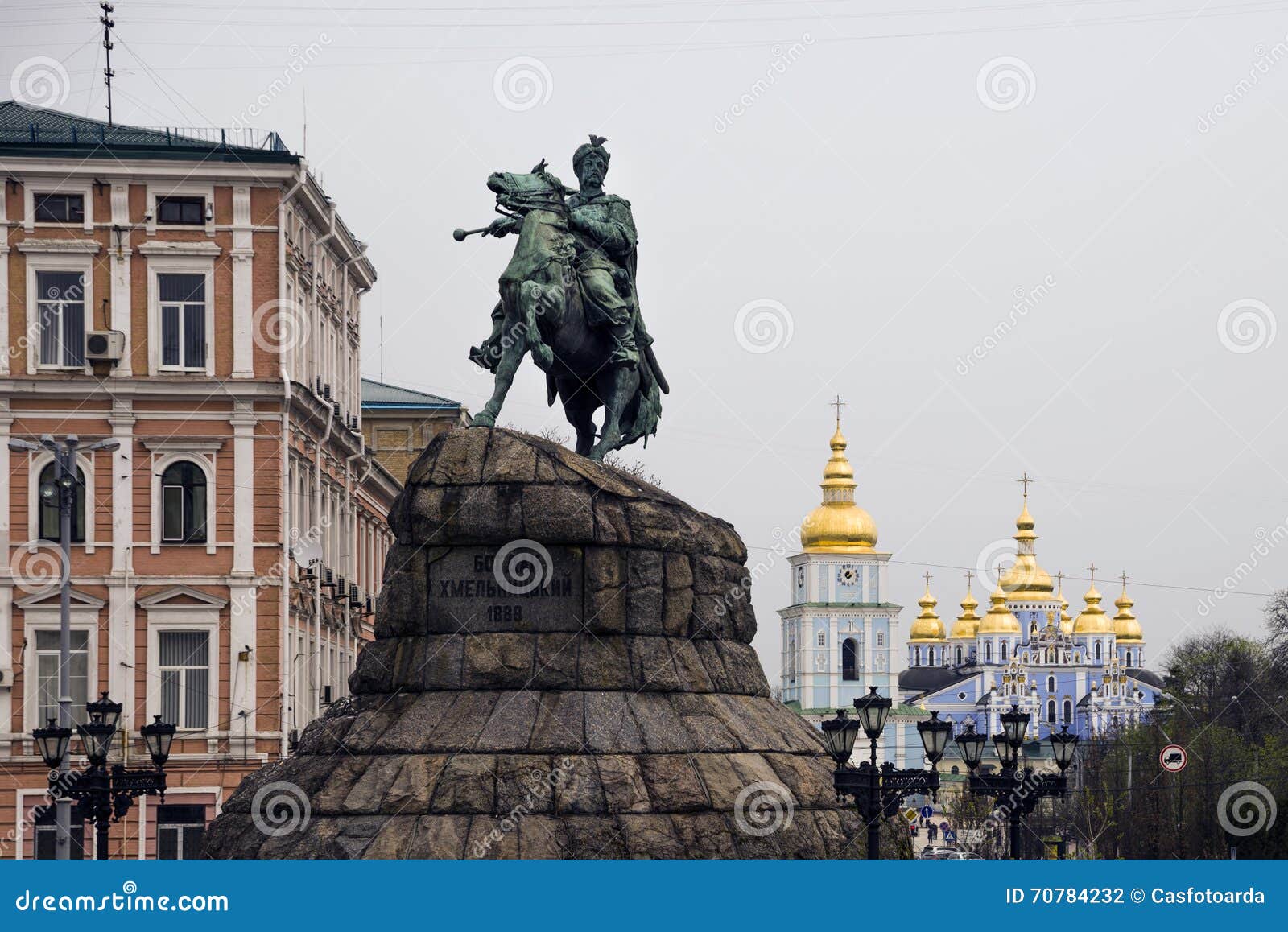 Hetman Bogdan Khmelnitsky editorial photography. Image of eastern ...