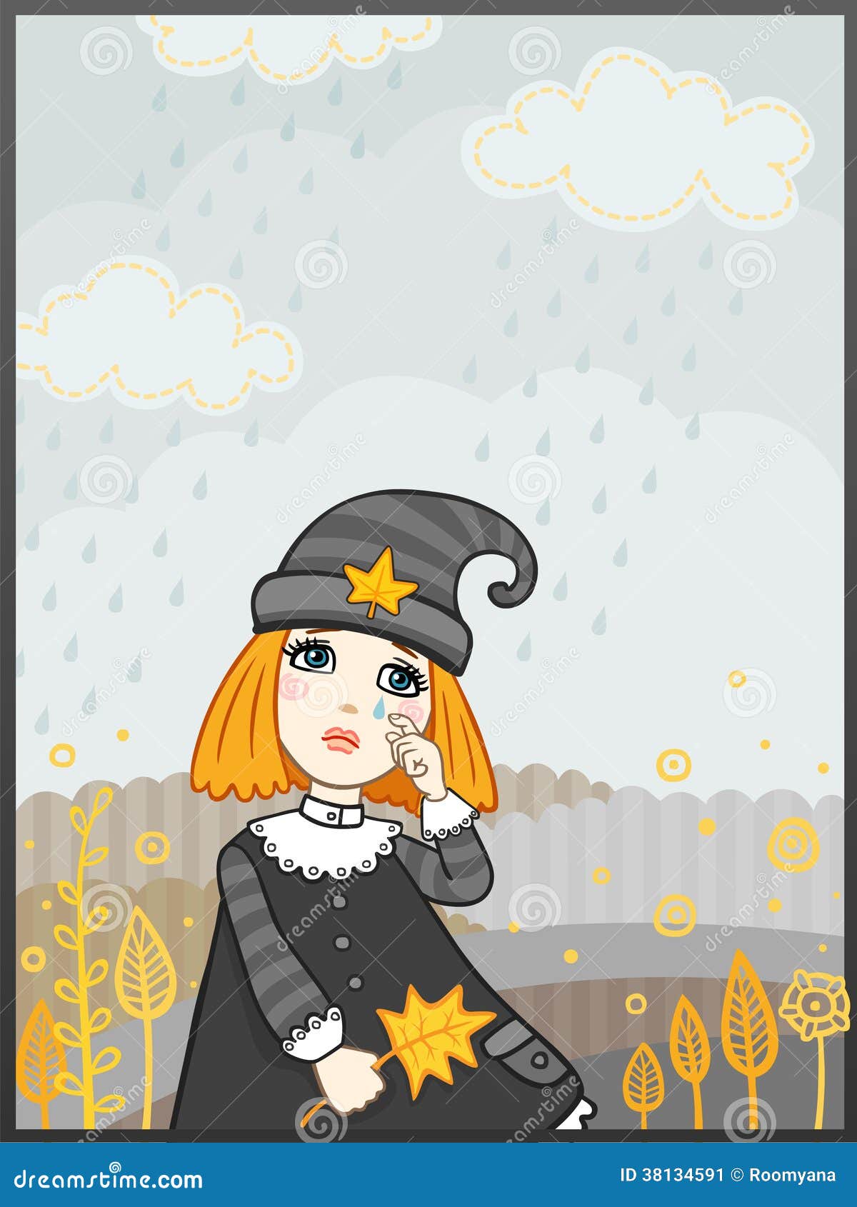 Heulsuse stock abbildung. Illustration von blumen, kindheit - 38134591