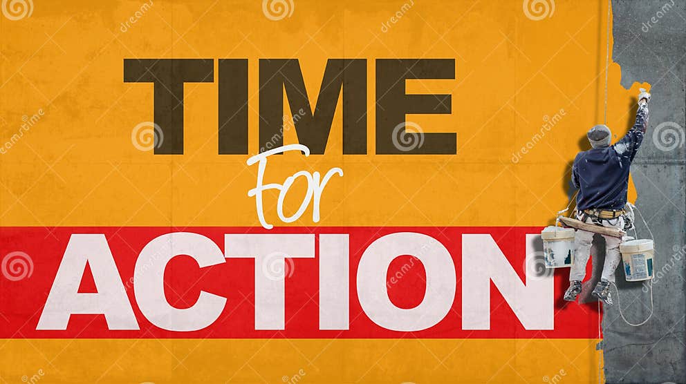 Heure pour l'action photo stock. Image du décision, milieux - 55060268