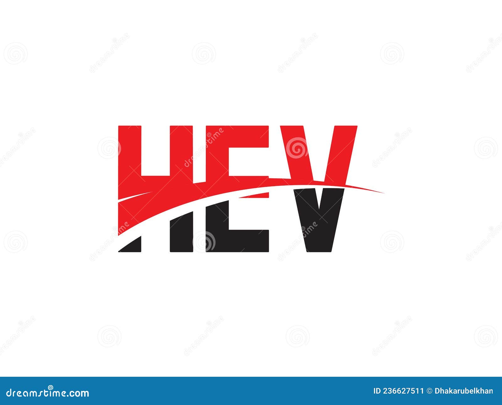 HEV Letter Initial Logo Design Vector Illustration Stock Vector ...
