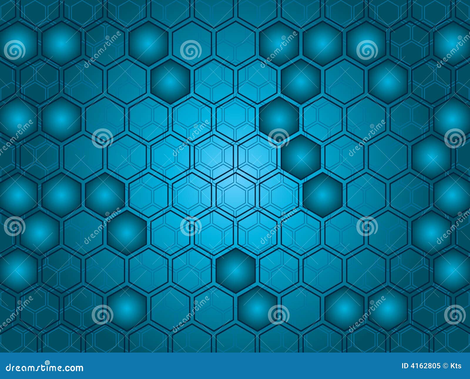 Hexágono (vector) ilustración del vector. Ilustración de colmena - 4162805