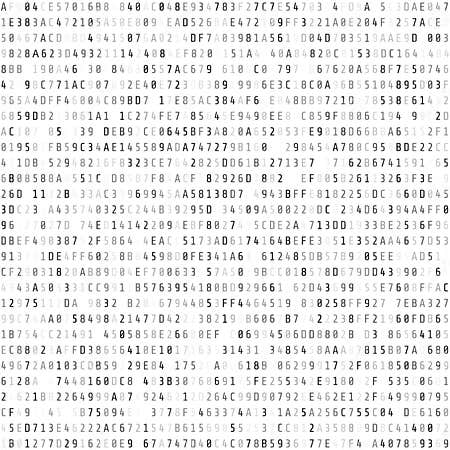 Hex Code Stream. Abstract Digital Data Element. Matrix Background Stock ...