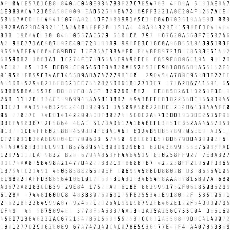 Hex Code Stream. Abstract Digital Data Element. Matrix Background Stock ...