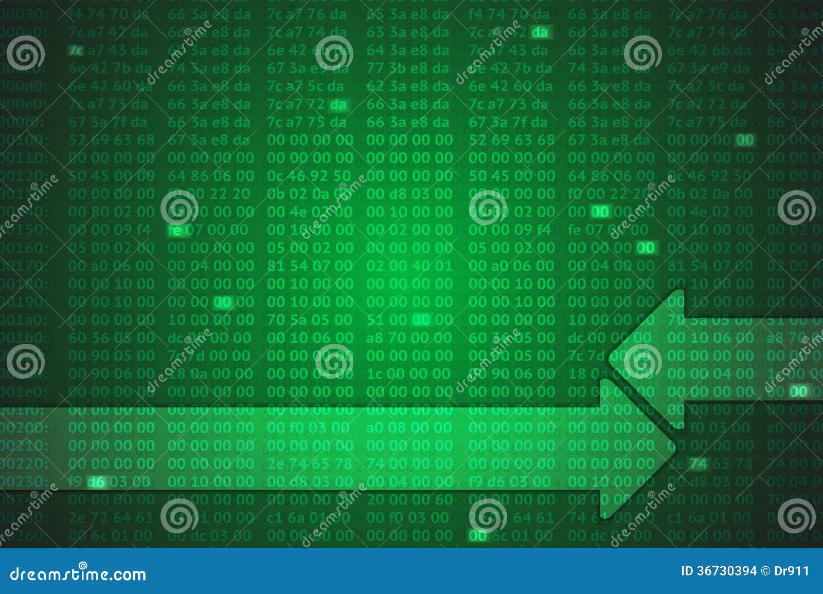 Hex codes stock vector. Illustration of direction, code - 36730394