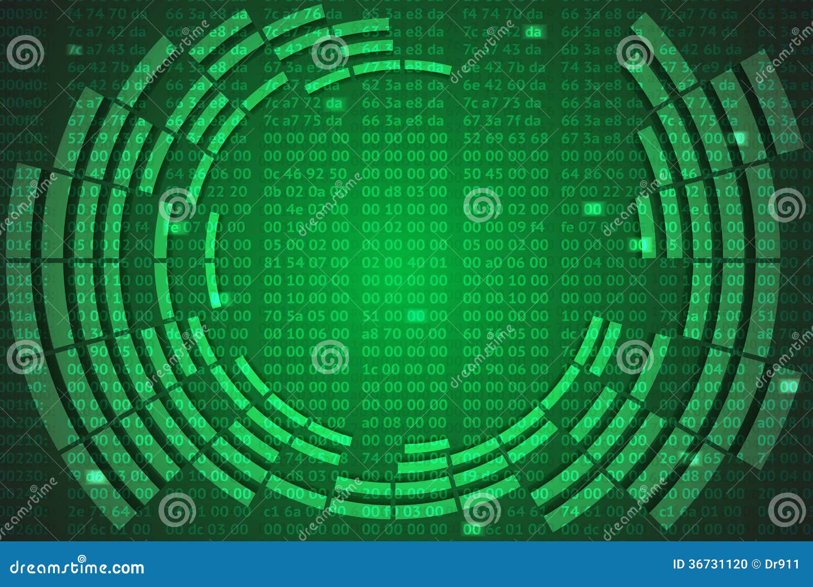 Hex Codes Background Vector Illustration | CartoonDealer.com #36730976
