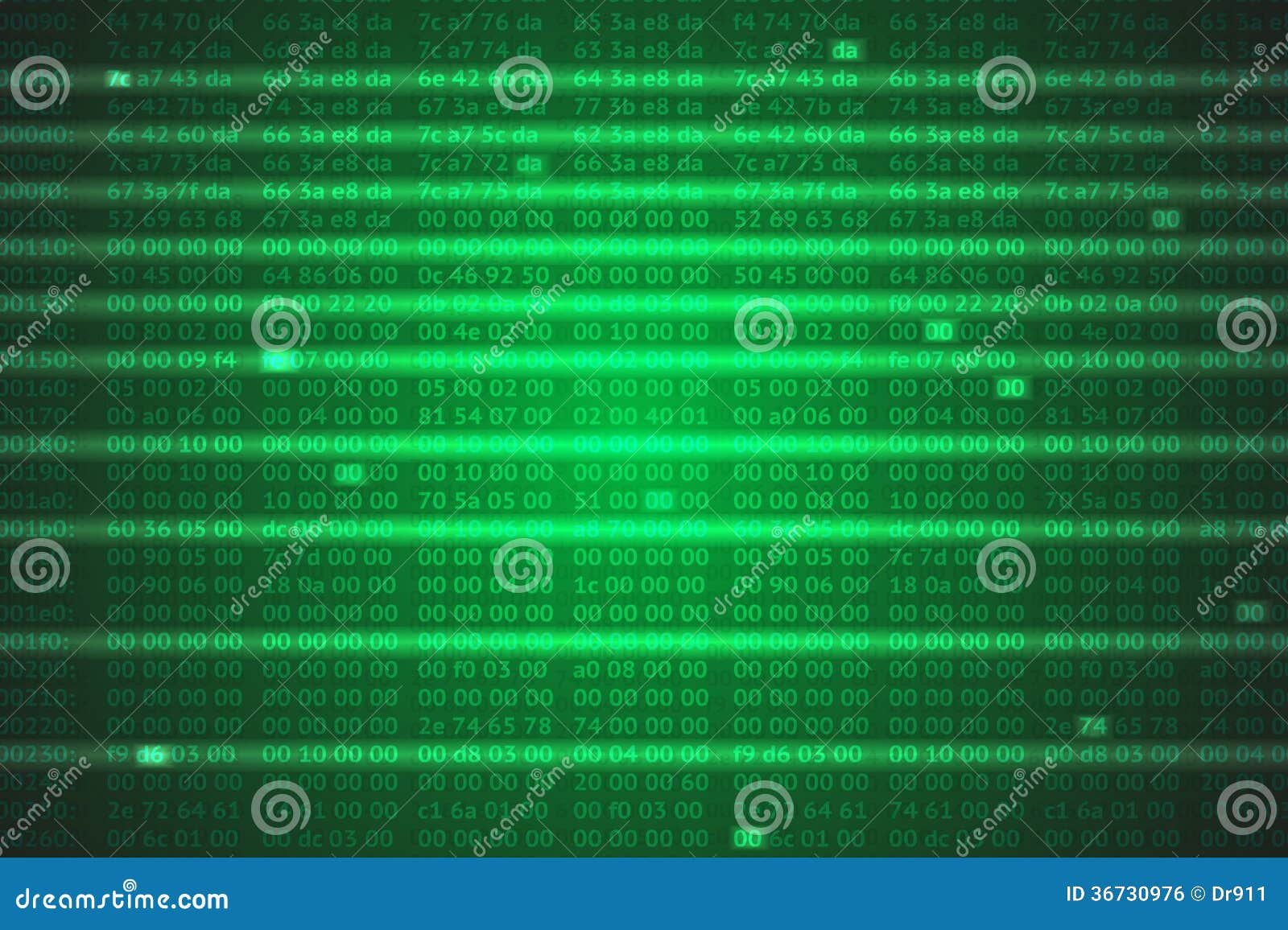 Hex codes background stock vector. Illustration of communication - 36730976