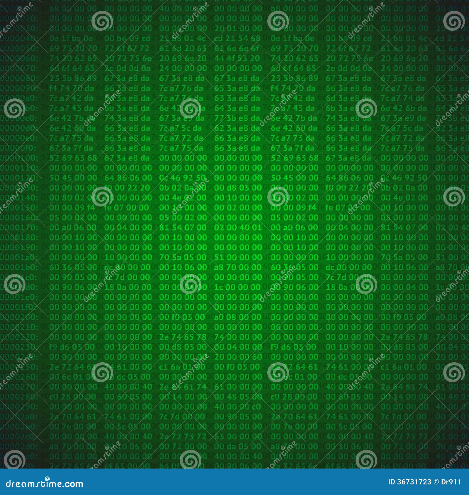 Hex Codes Background Vector Illustration | CartoonDealer.com #36730976