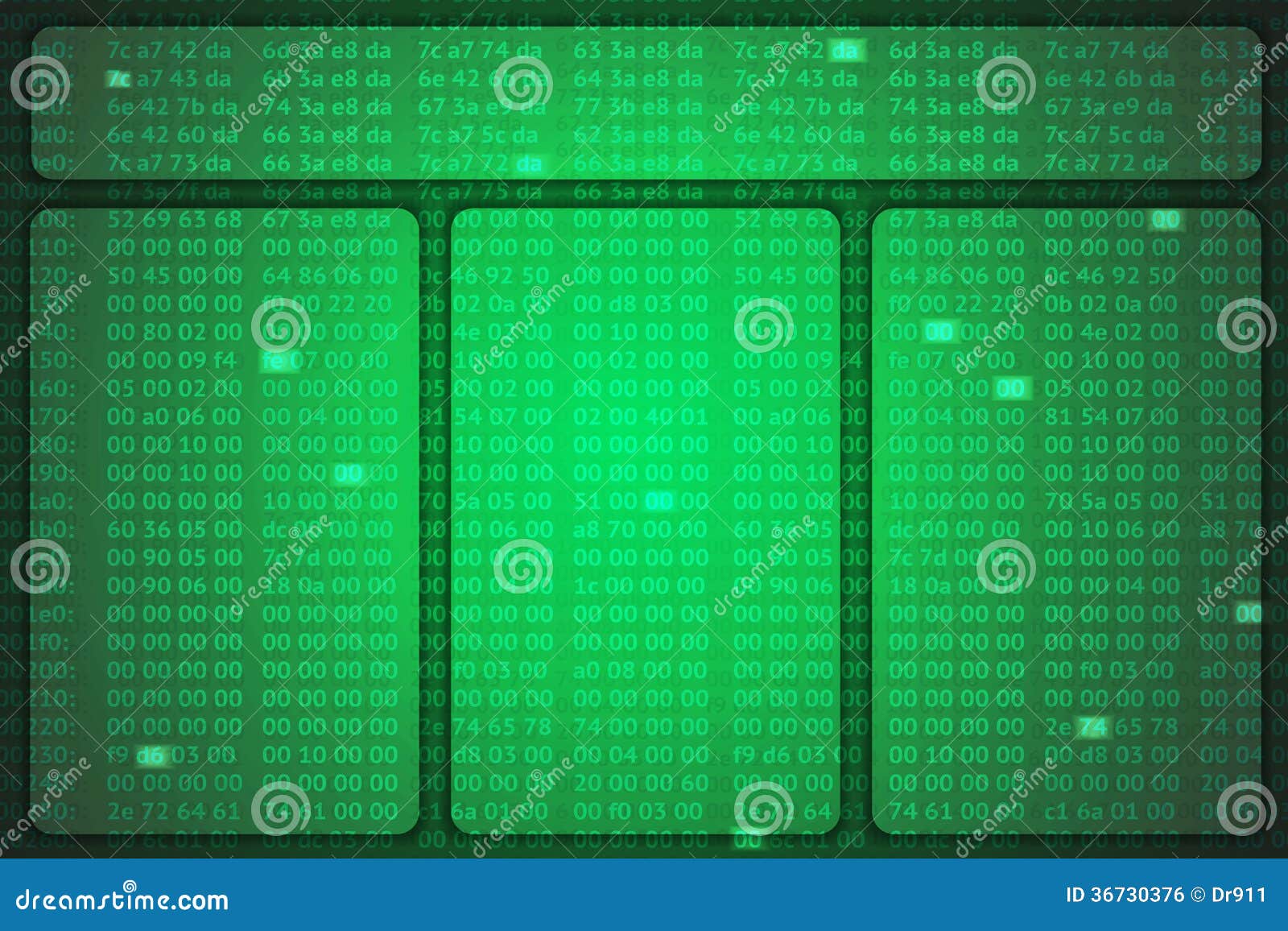 Hex Codes Template Vector Illustration | CartoonDealer.com #36730272