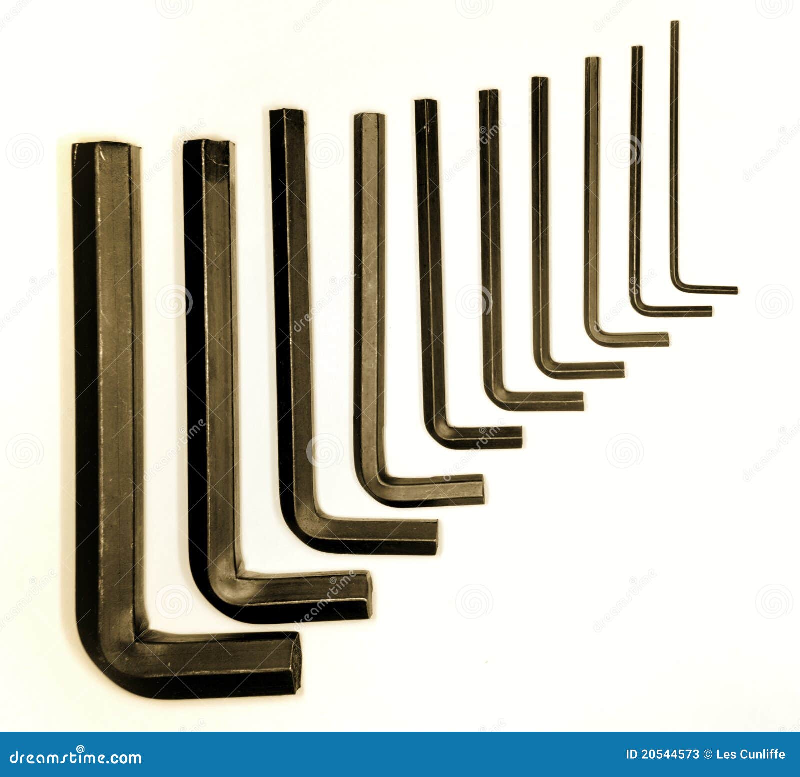 Hex keys stock image. Image of steel, cutout, still, equipment - 20544573