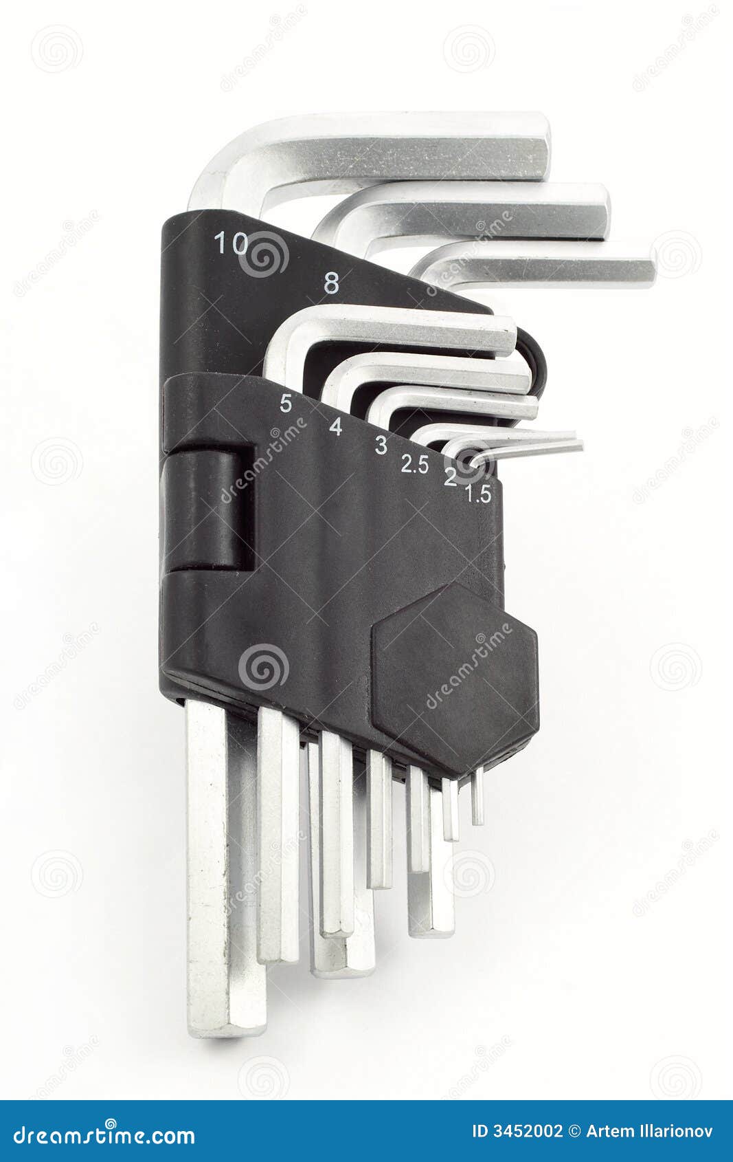 Hex keys stock photo. Image of isolated, clamp, bolt, supply - 3452002