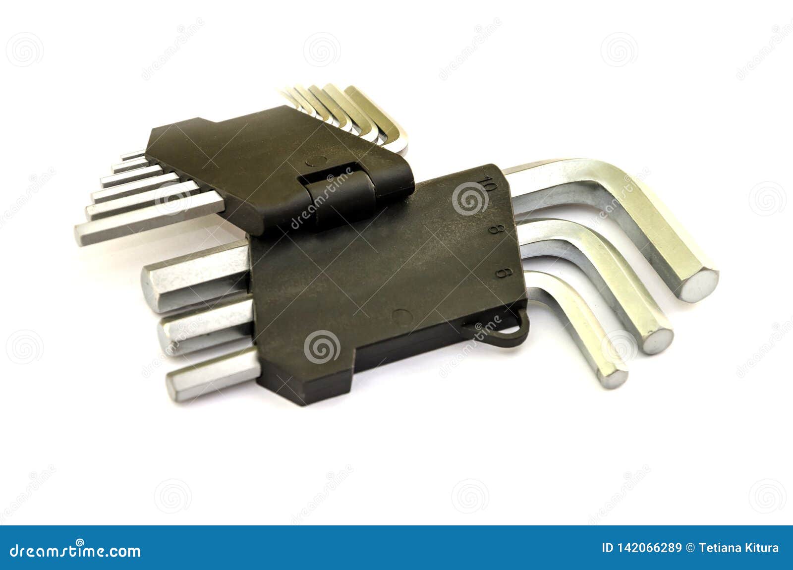 Hex Keys Isolated on White Background Stock Image - Image of equipment ...
