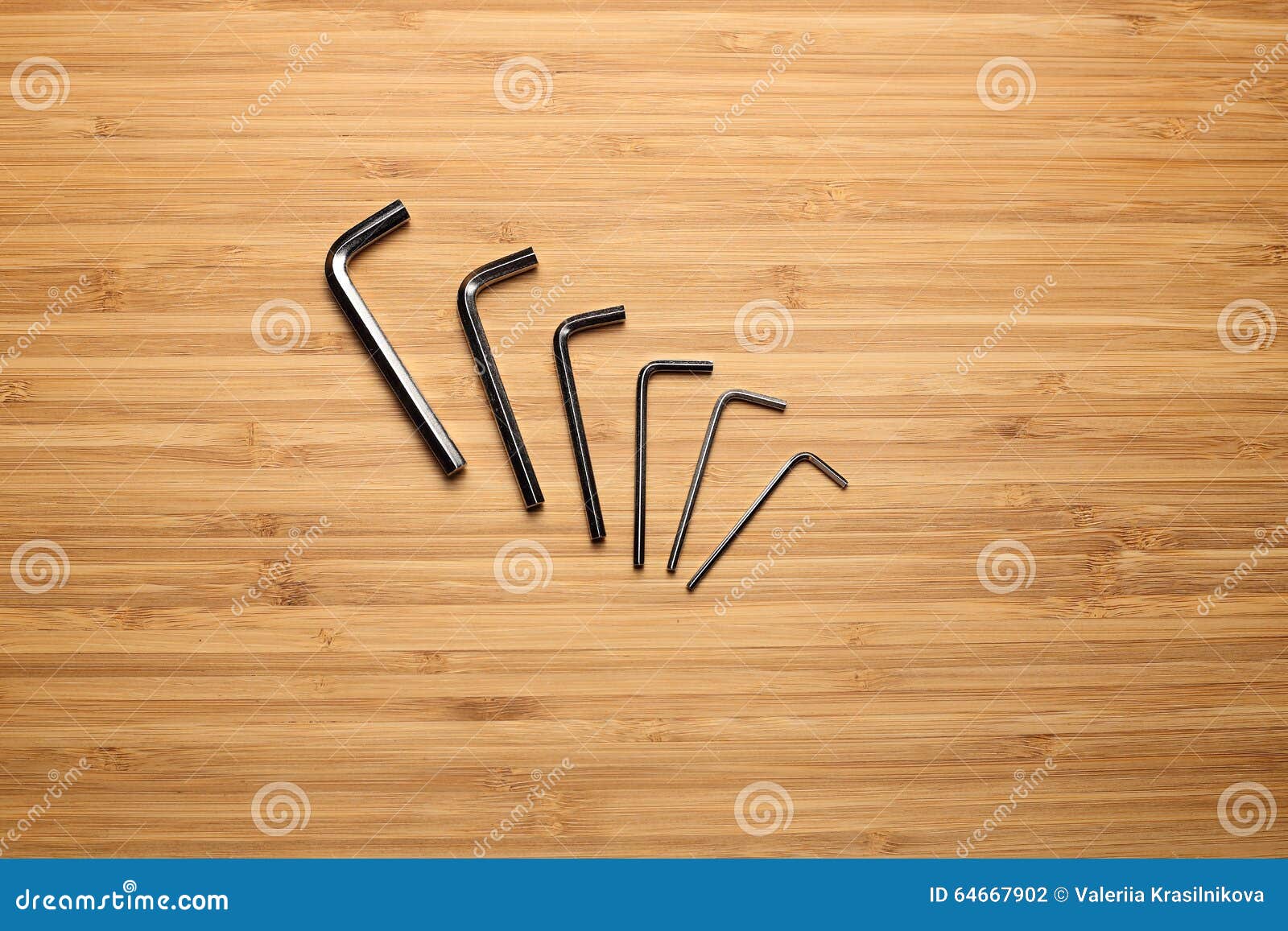 Hex keys stock photo. Image of pipe, scale, iron, work - 64667902