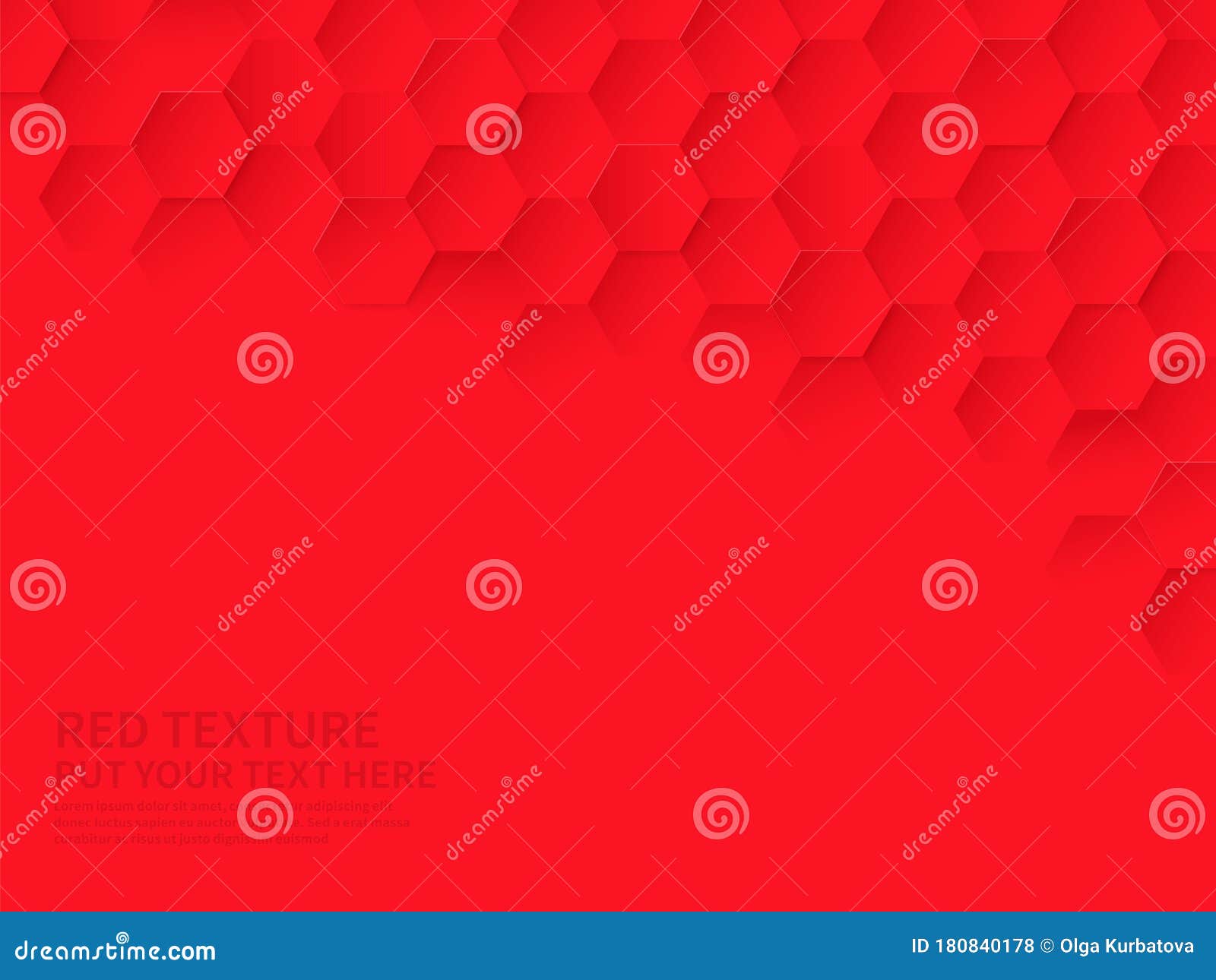 Hex Texture. Red Hexagon Pattern, Abstract Chemistry and Biotech ...