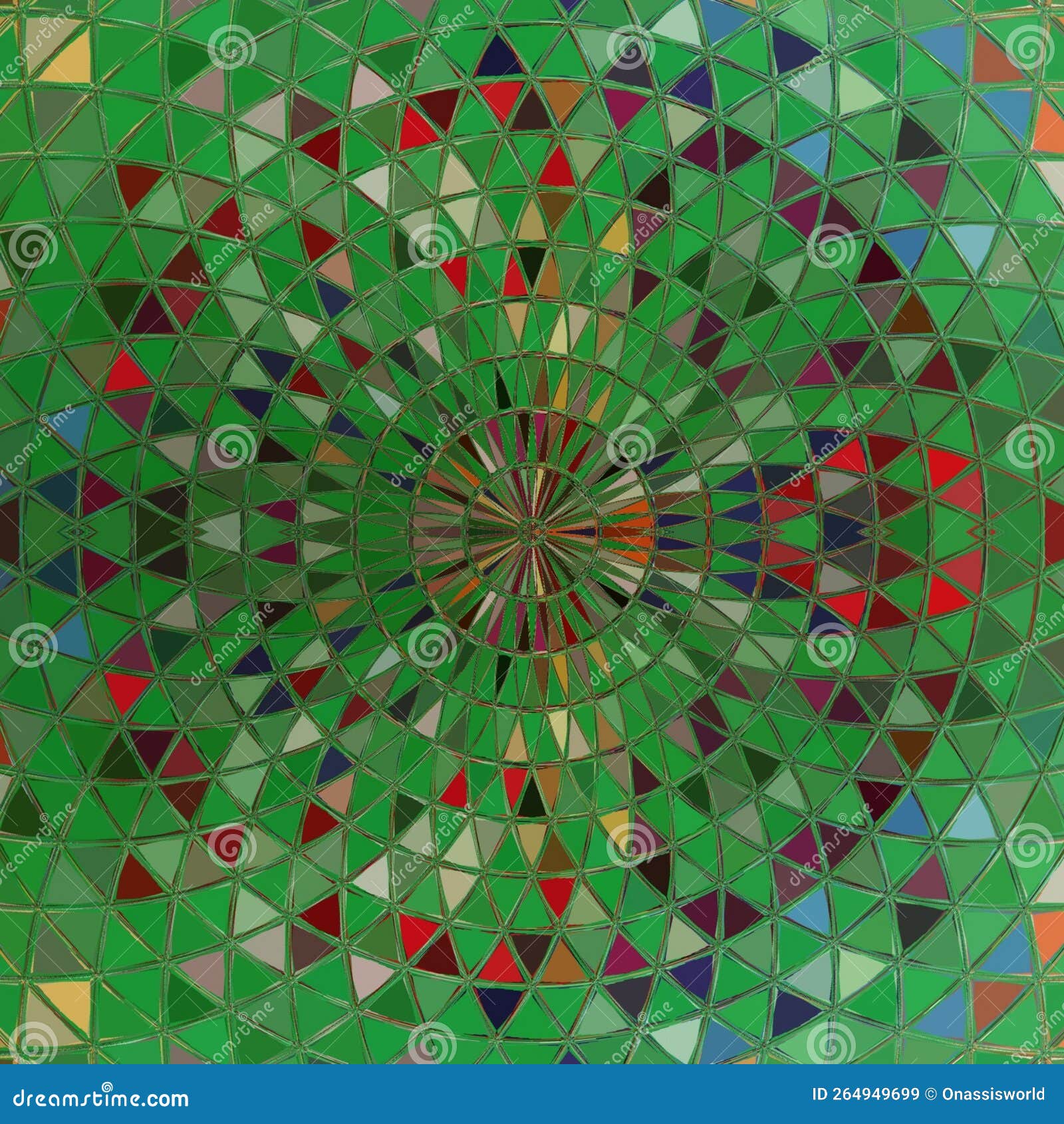 Hex Triangular Shapes Blurs Colors Abstract Background Stock Image ...