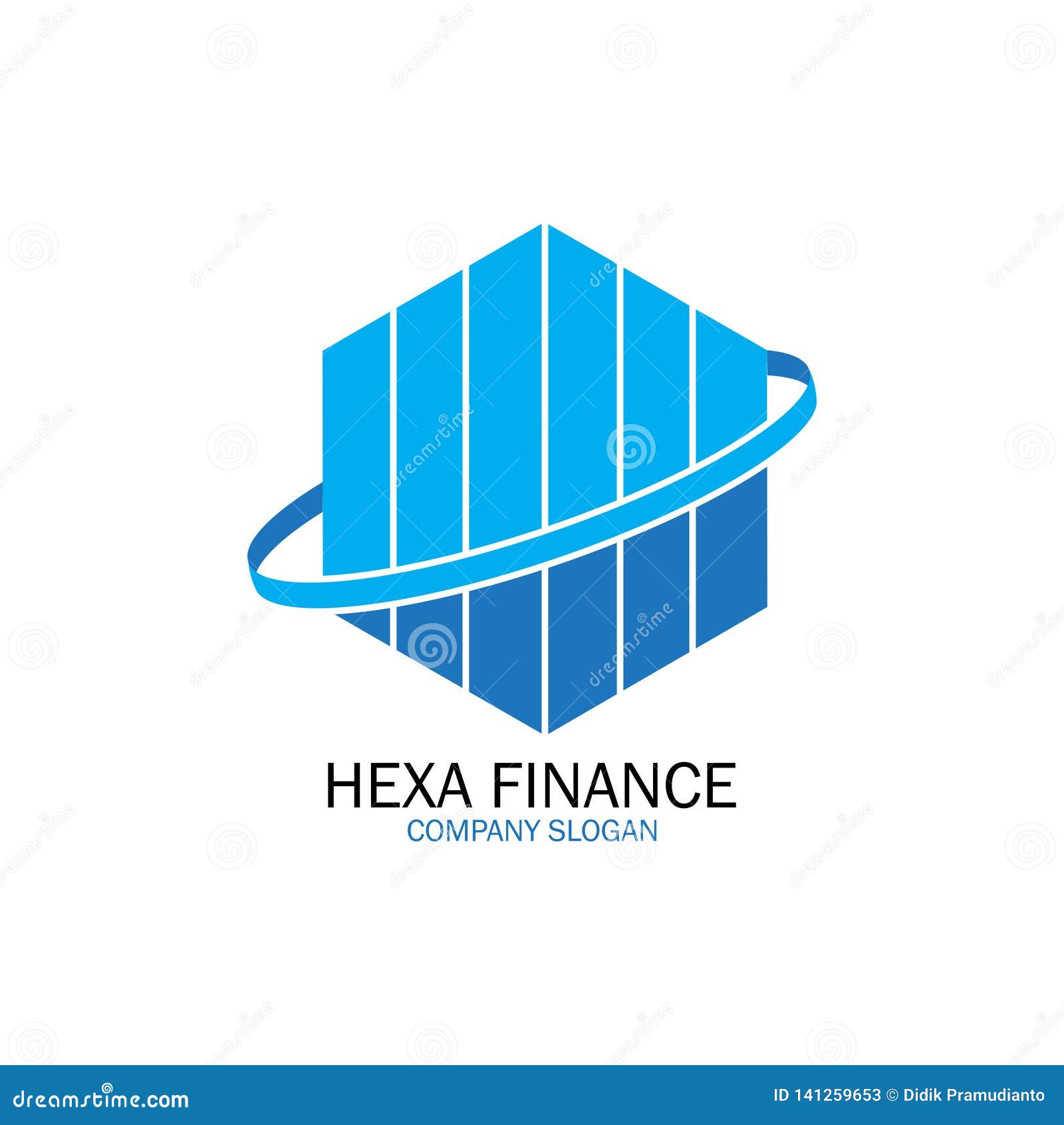 Hexa Finance for Company Logo Stock Vector - Illustration of metric ...