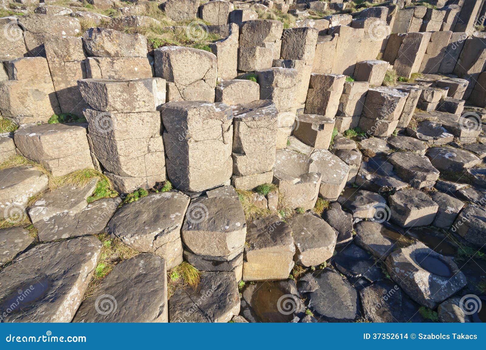 Hexa-shape rocks stock photo. Image of nature, outdoor - 37352614