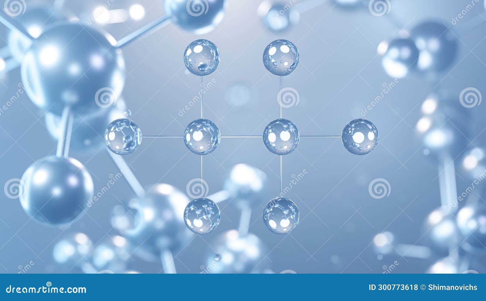 Hexachloroethane Molecular Structure 3d, Flat Model, Perchloroethane ...