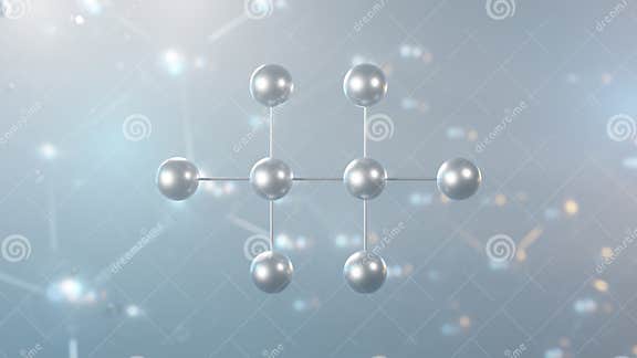 Hexachloroethane Molecular Structure, 3d Model Molecule ...
