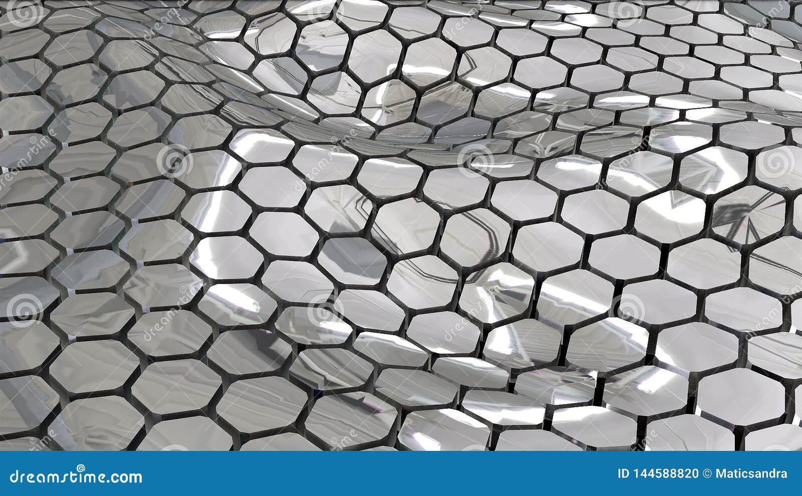 Hexagonal Structure Molecule Dna Of Neurons System, Genetic And ...