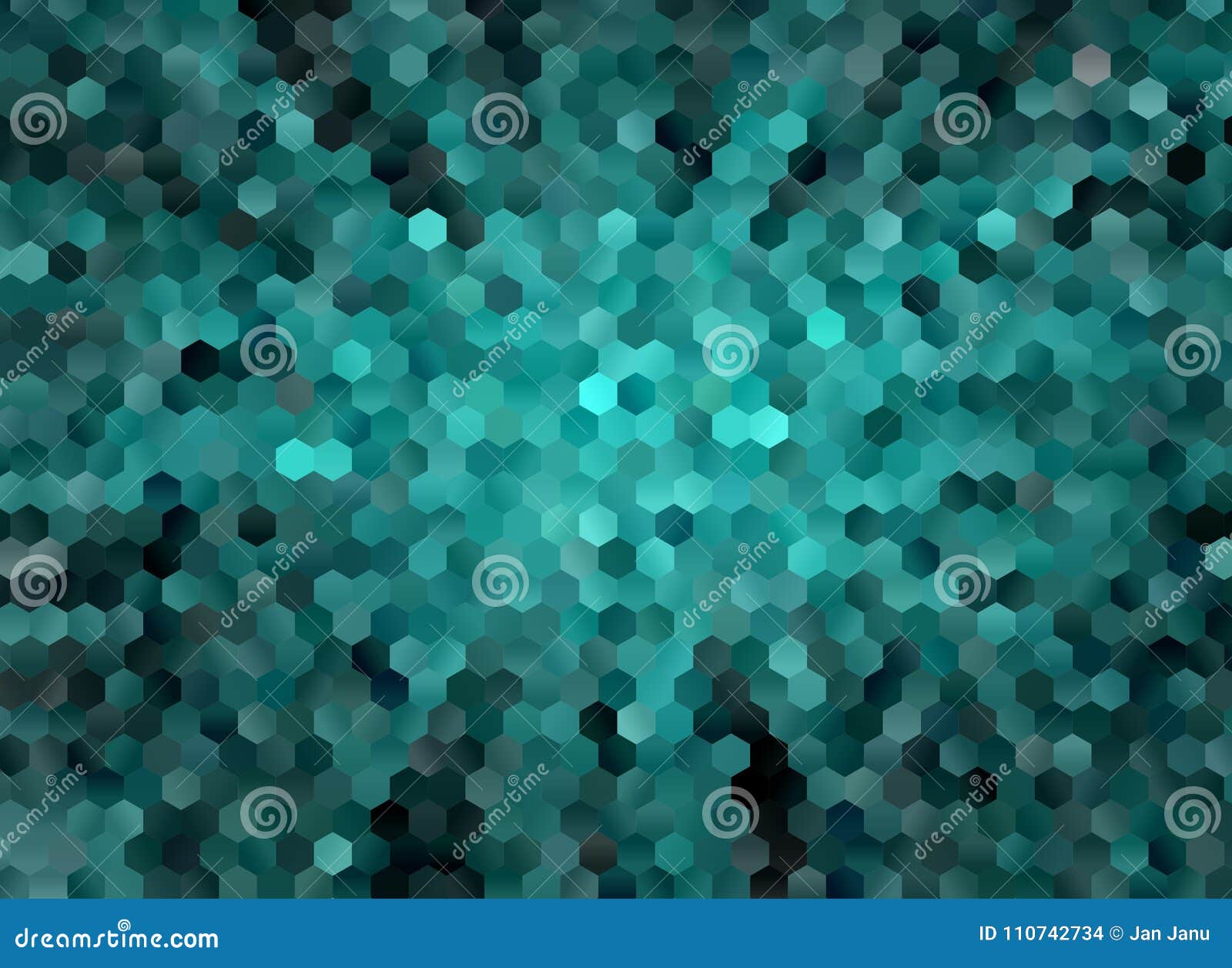 Hexagon Abstract Background Stock Illustration - Illustration of ...