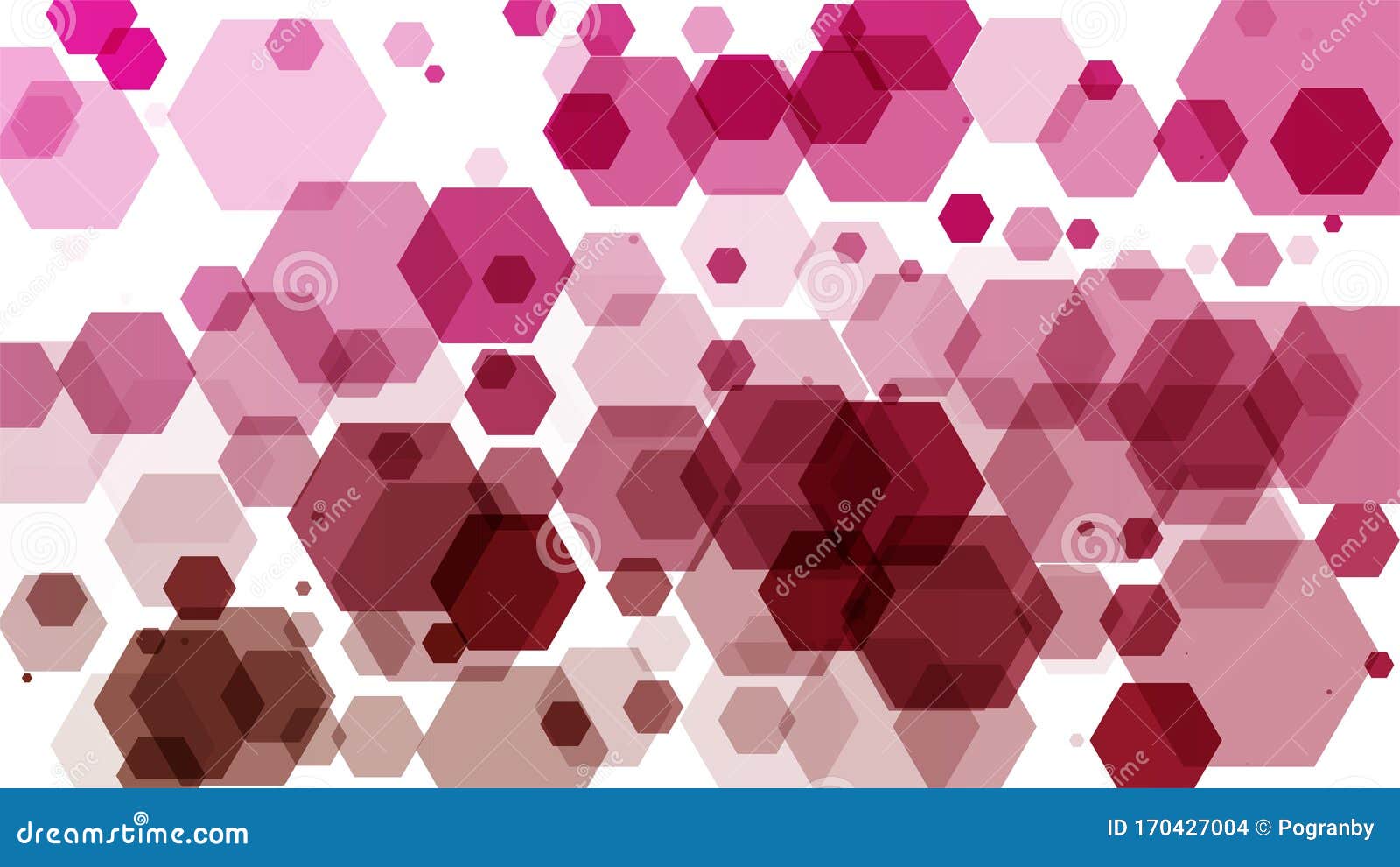 Hexagon Abstract Pattern. Random Hexagonal Shapes. Honeycomb Background ...