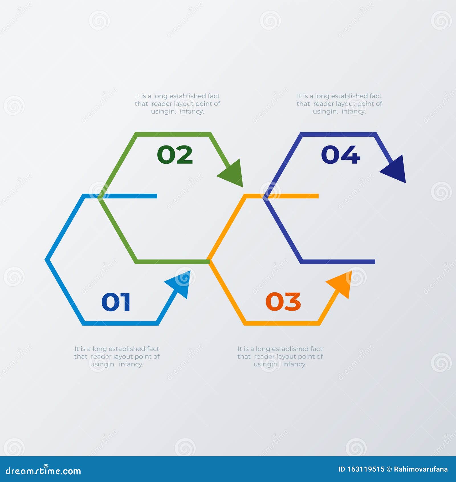 Hexagon Arrow Process Infographic Template Design. Business Concept ... Hexagon Arrow Process Infographic Template Design. Business Concept ...