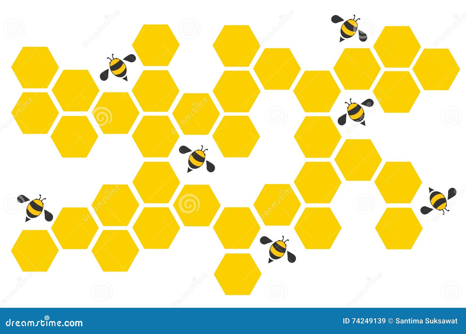 Hexagon Bee Hive Design Art and Space Background Vector Stock Vector ... Hexagon Bee Hive Design Art and Space Background Vector Stock Vector ...