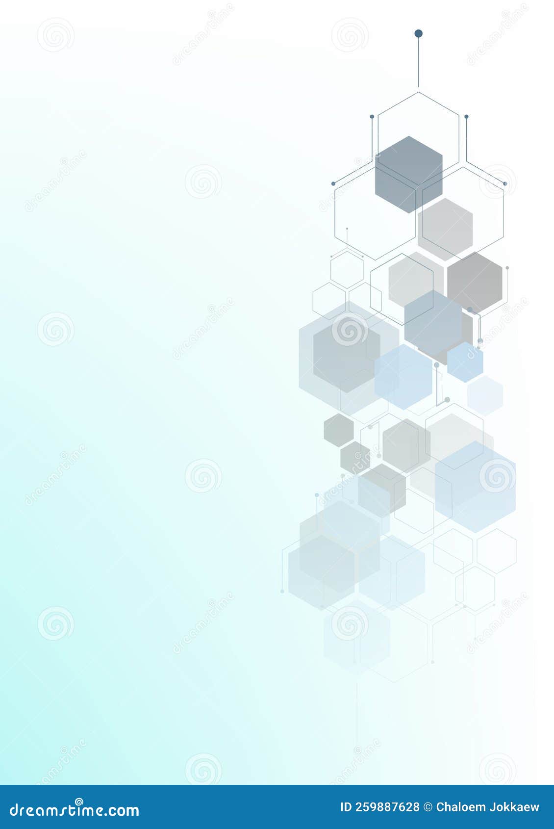 Hexagon_BG stock vector. Illustration of technolog, vector - 259887628