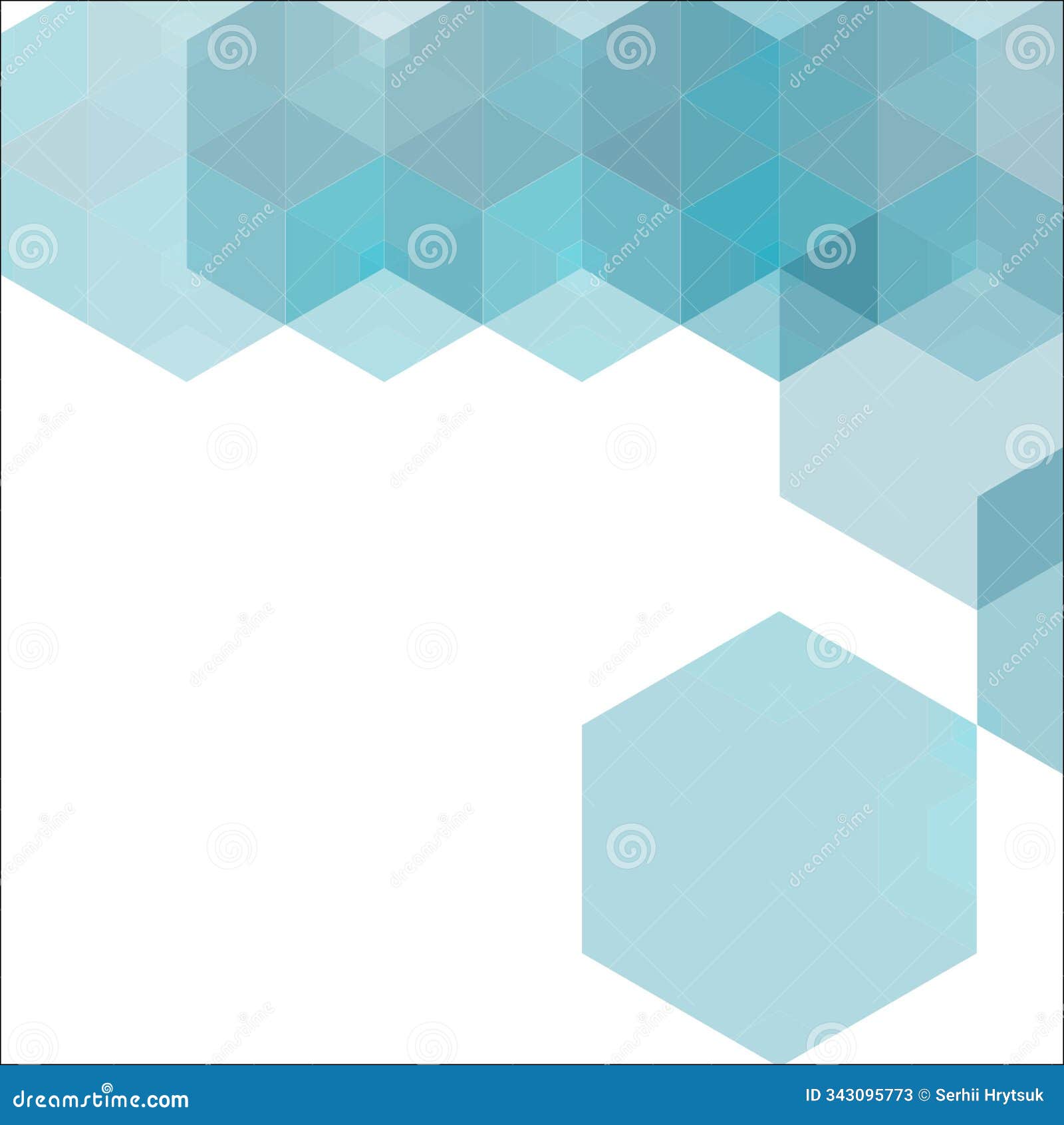 Hexagon Blue Background. Layout for Advertising. Eps10 Stock ...