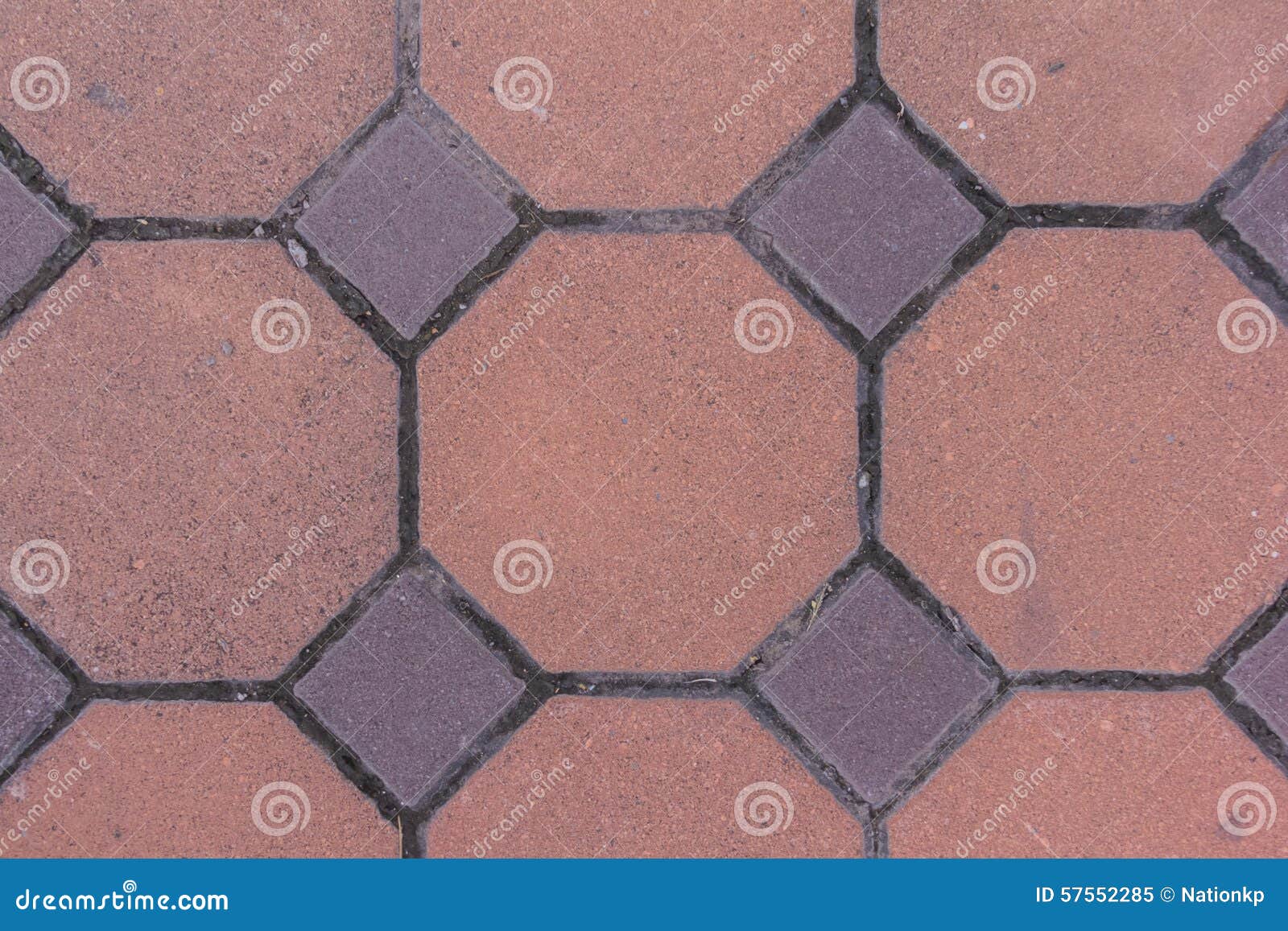 Hexagon Brick Floor Texture Stock Image - Image of paving, backdrop ...