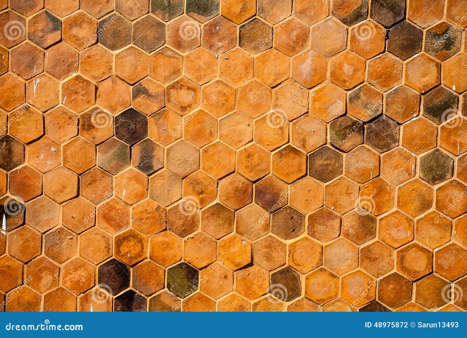 Hexagon Brick Floor Texture Background, Gray Paving Background And ...